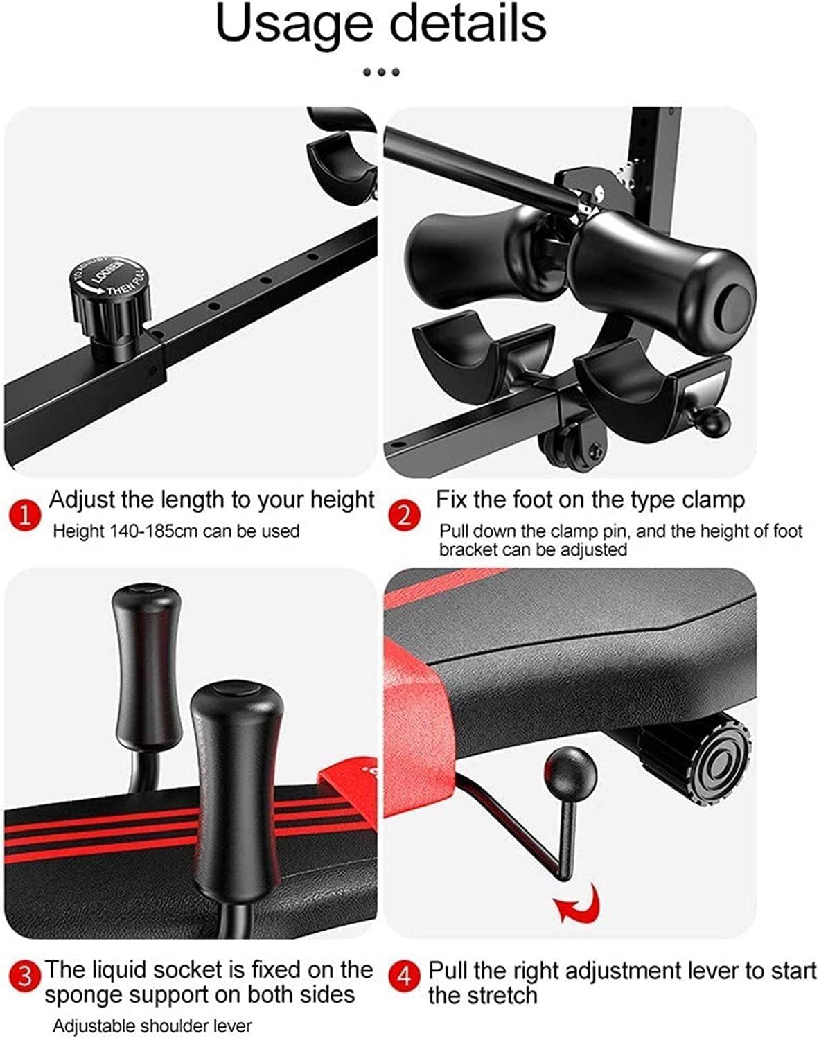 Back Stretching Bench with Cervical Traction - Lumbar Spine & Neck ...