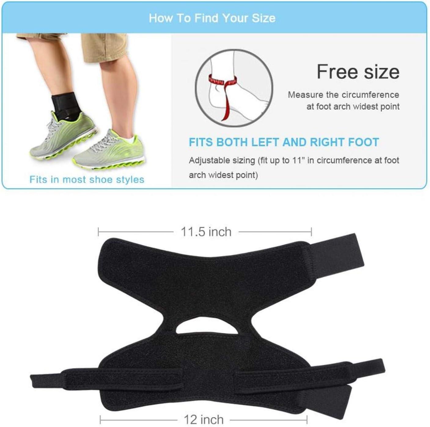 Breathable Adjustable Ankle Brace - Compression Support for Foot Drop ...