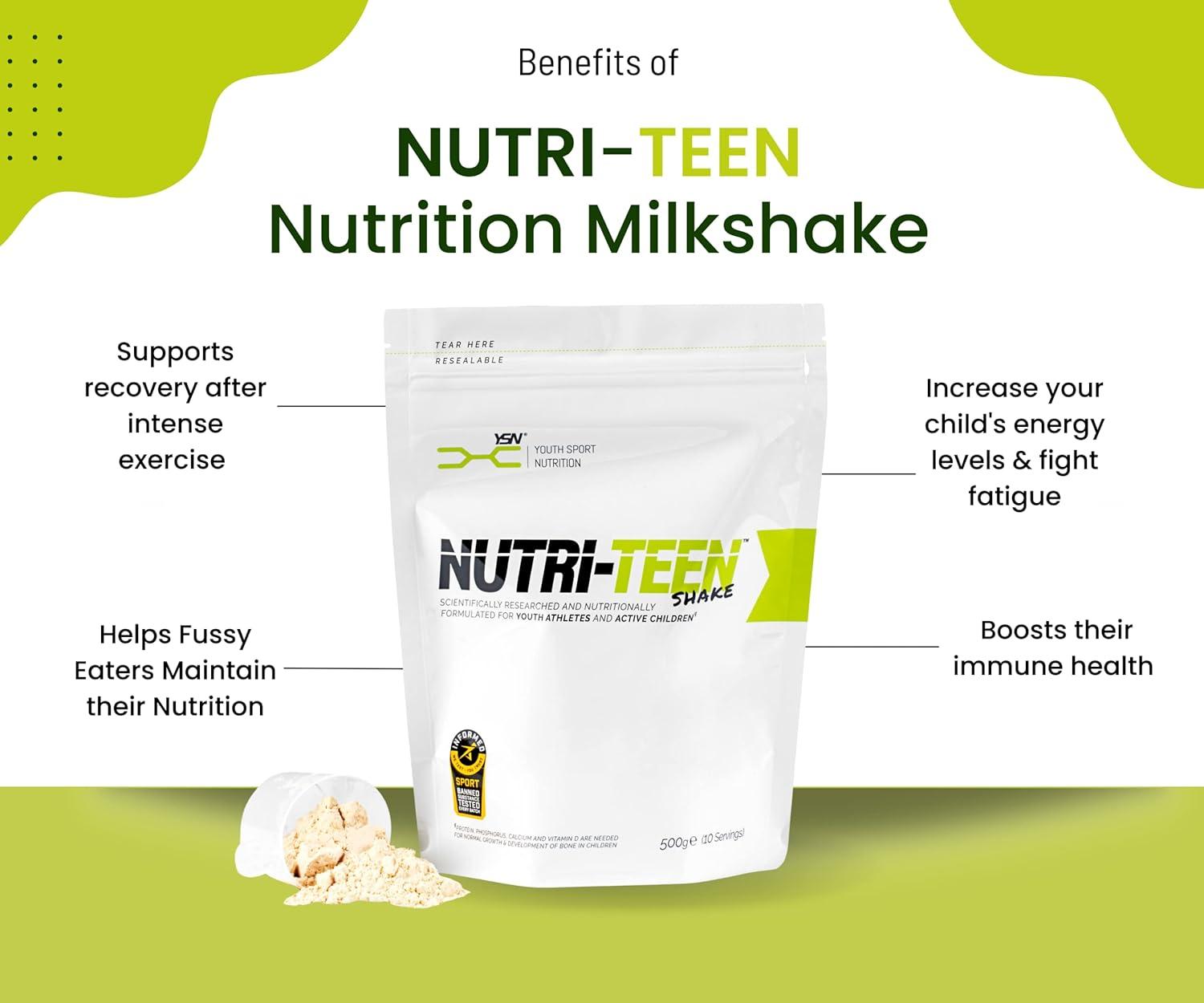 NUTRI-TEEN Shakes: Strawberry Milkshake Flavour (1KG) Strawberry 1KG ...