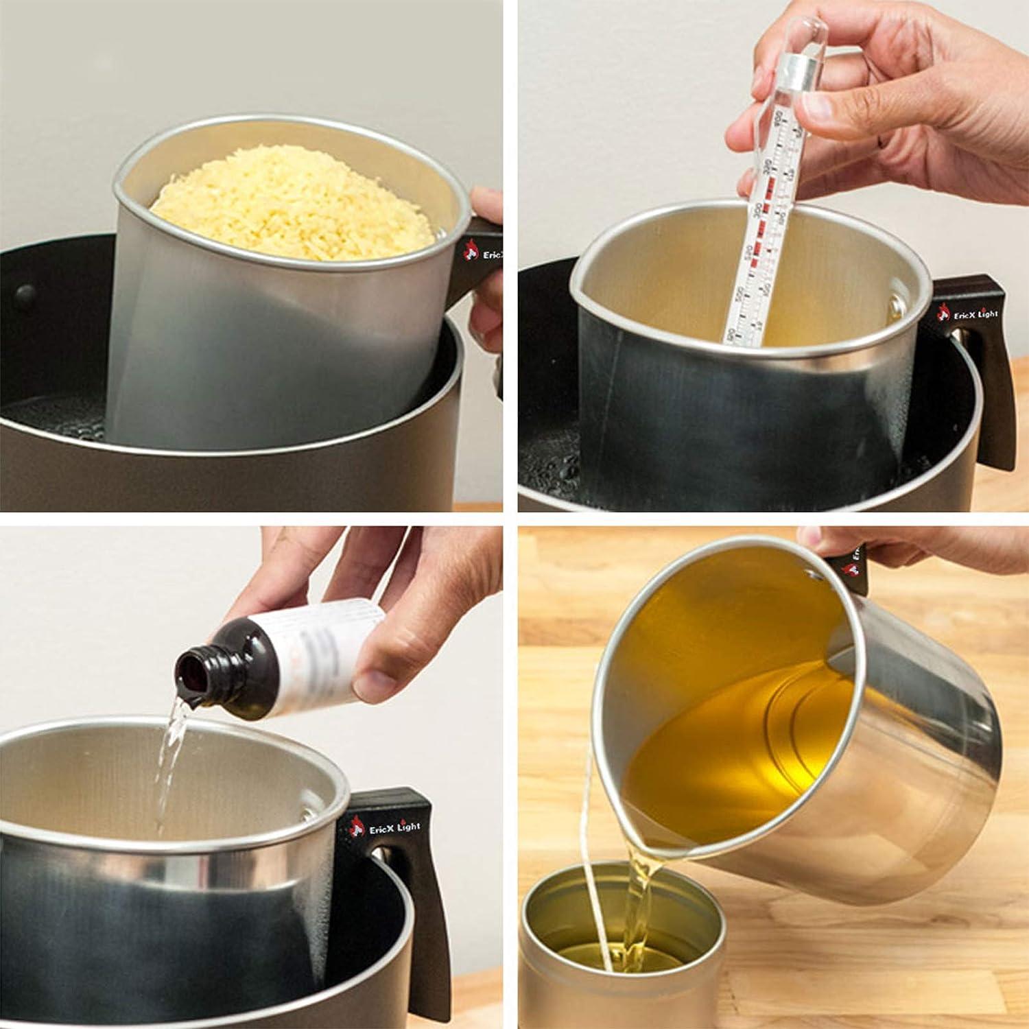 EricX Light 2lb Candle Making Pouring Pot with Dripless Spout ...