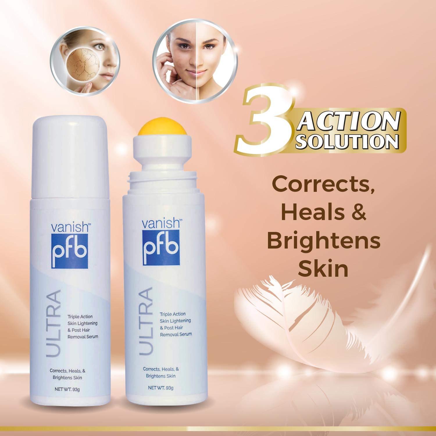 PFB Vanish Ultra with Chromabright & Shitake Mushroom Roll-On - Dark ...