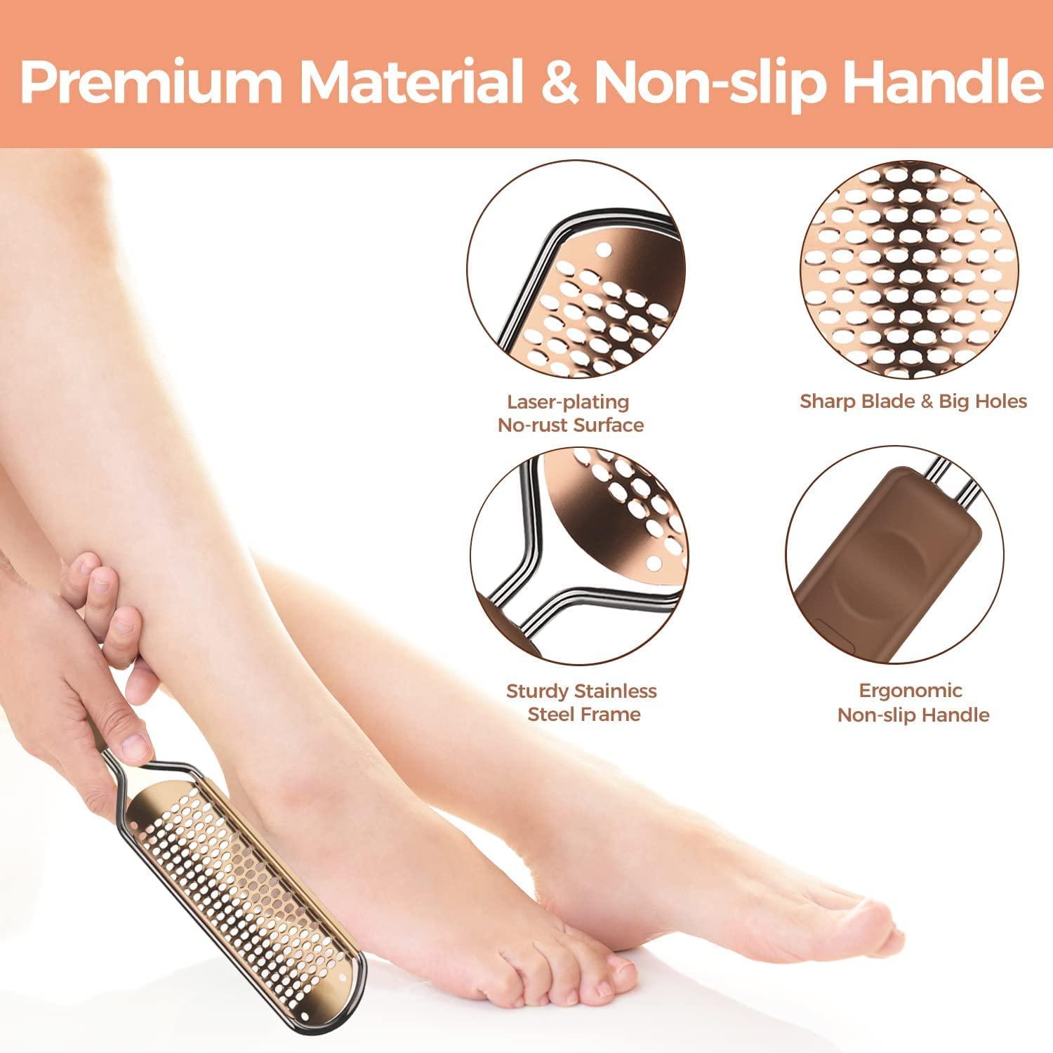 Professional Foot File Scrubber Pedicure - Callus Remover for Feet ...
