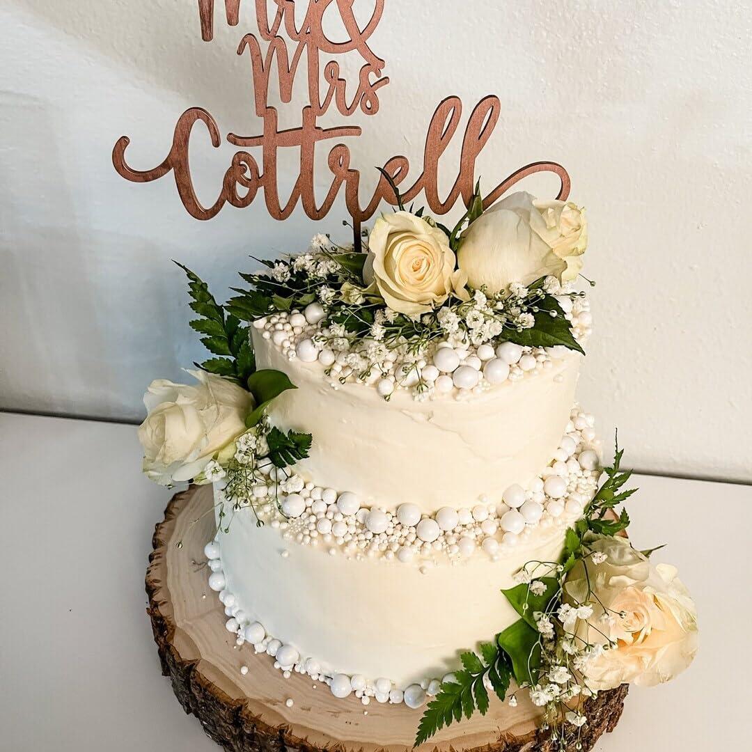 Edible White Pearl Sugar Sprinkles - 120g Cake Decoration for Weddings ...