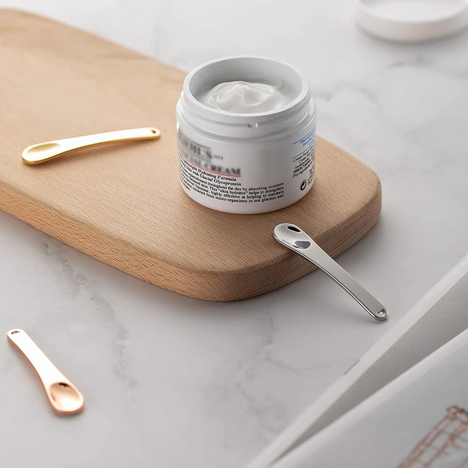 Tekson 6 Pieces Metal Cosmetic Skincare Spatula Set - Mini Mask Facial ...