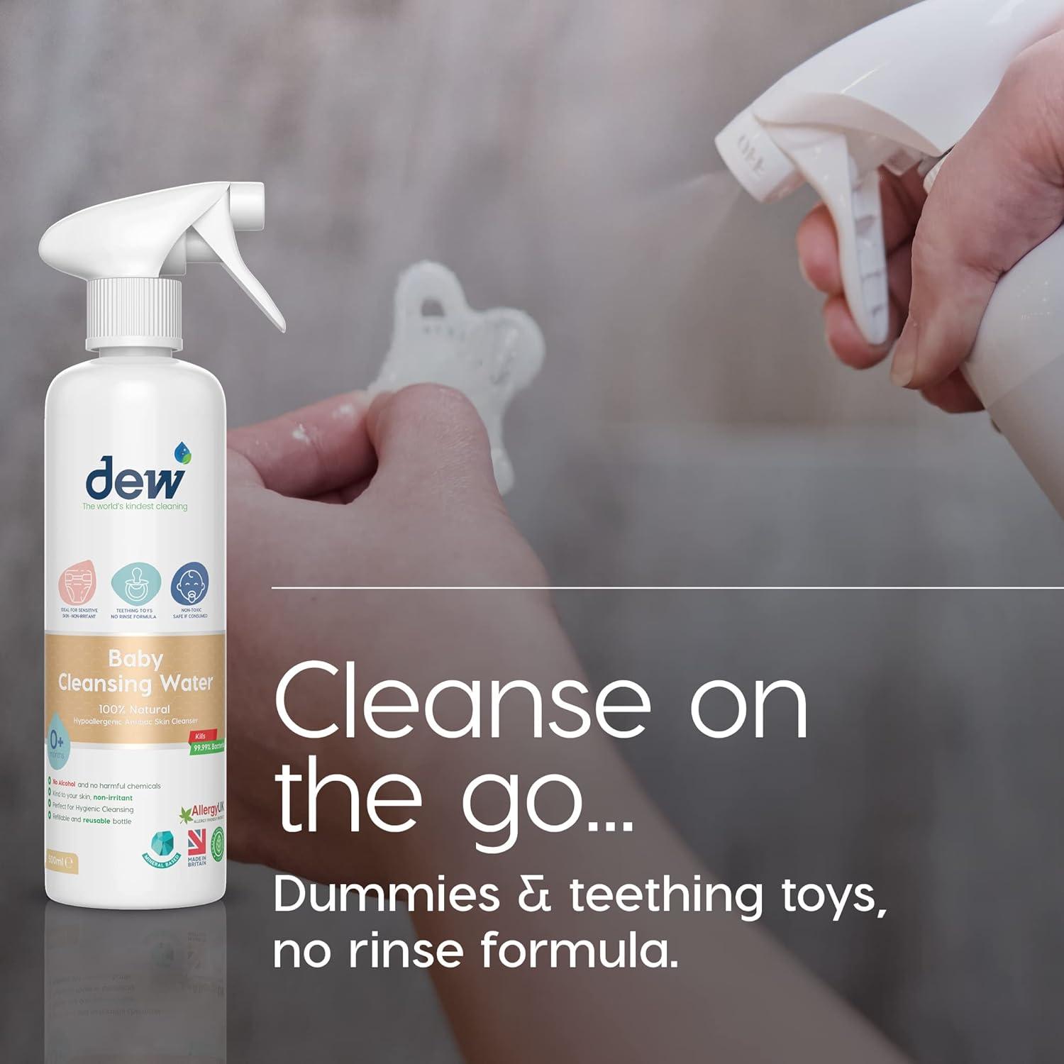 Dew Baby Cleansing Water 100% Natural Antibacterial Sanitiser Spray ...