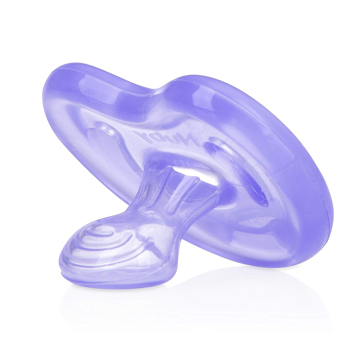 Nuby 100% Silicone Orthodontic Pacifiers 2pk - 6-12 Month | Colors May Vary | Buy Now with ...