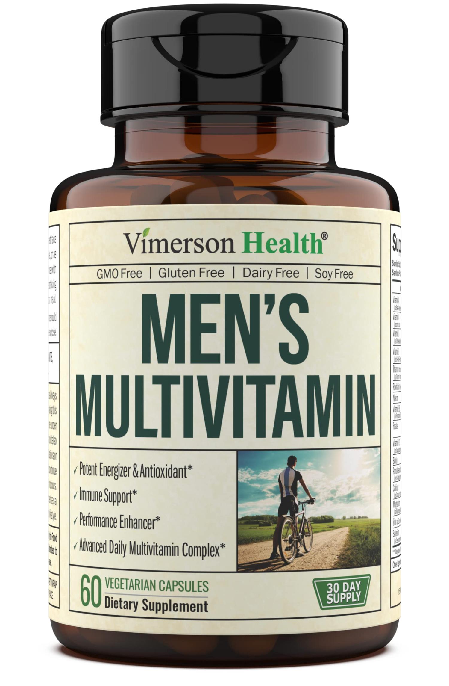 Vimerson Health Men's Multivitamins - Daily Energy & Performance ...