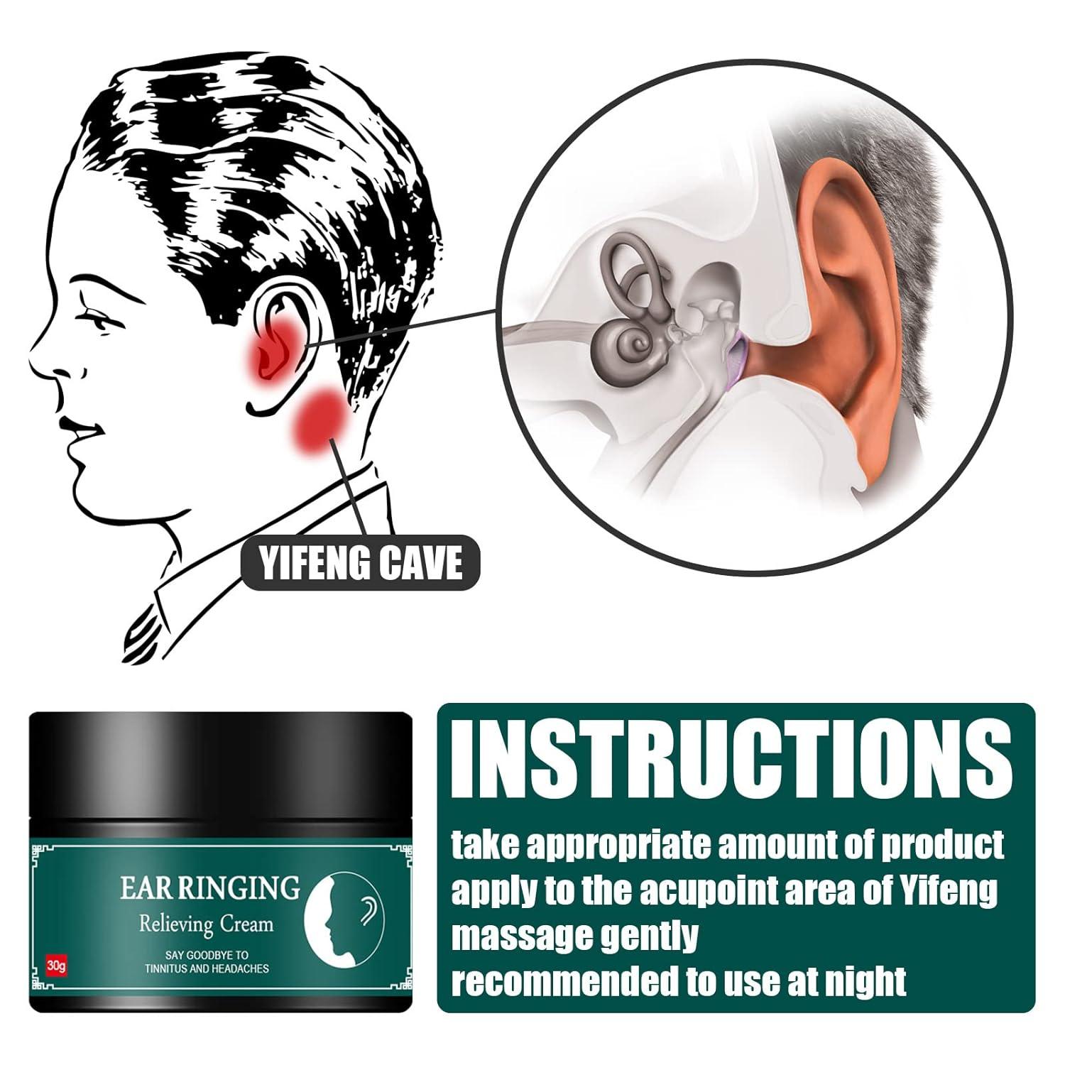 Ear Ringing Relief Cream | Natural Plant Ingredients | Tinnitus-Free ...