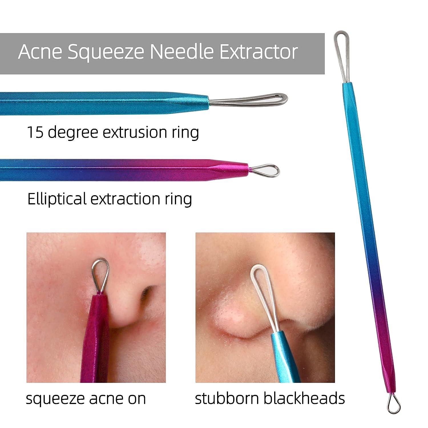 blackhead forehead extraction