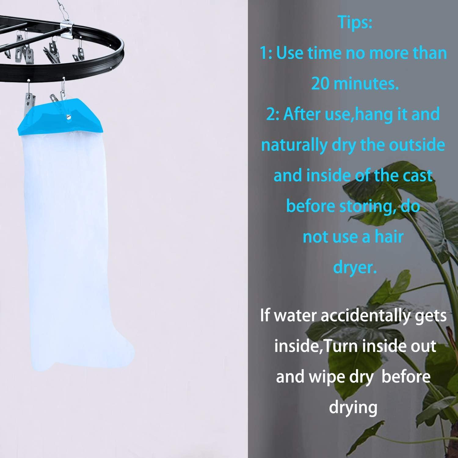 Waterproof Leg Cast Cover for Shower Plaster Cast Waterproof Cover ...