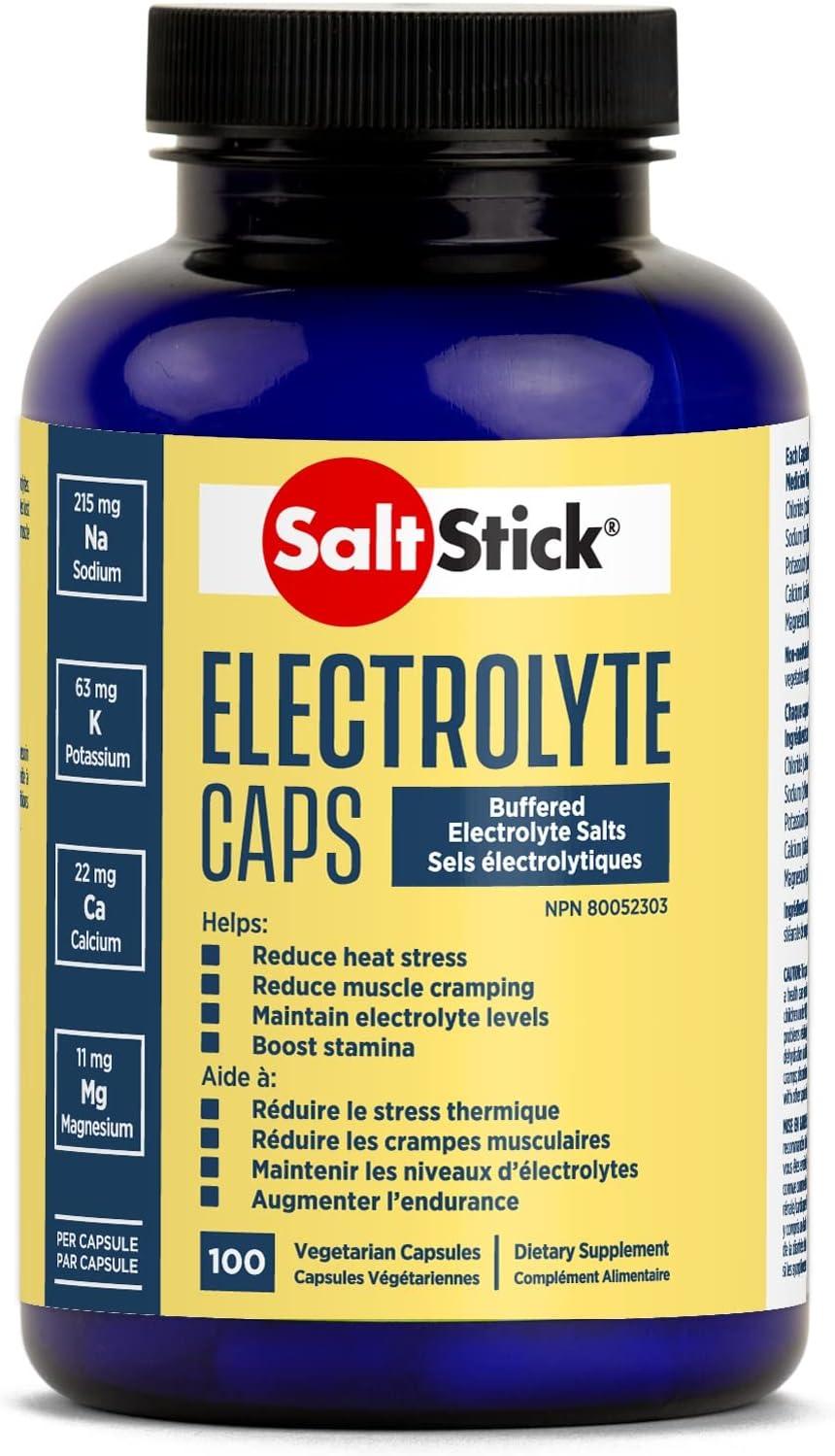 Saltstick Electrolyte Caps Buffered Electrolyte Salts 100 Capsules ...