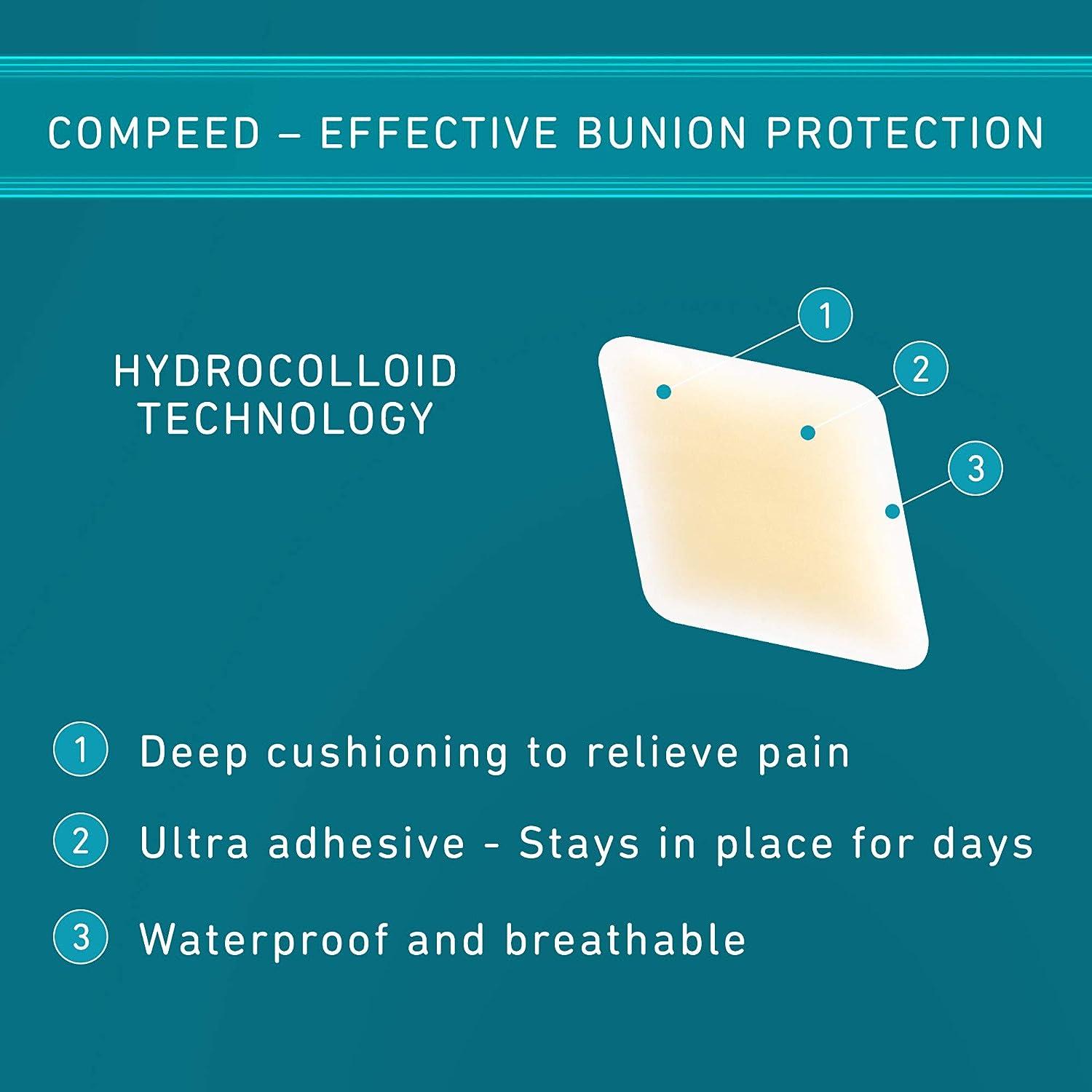 Compeed Bunion Plasters 5 Hydrocolloid Plasters Foot Treatment ...