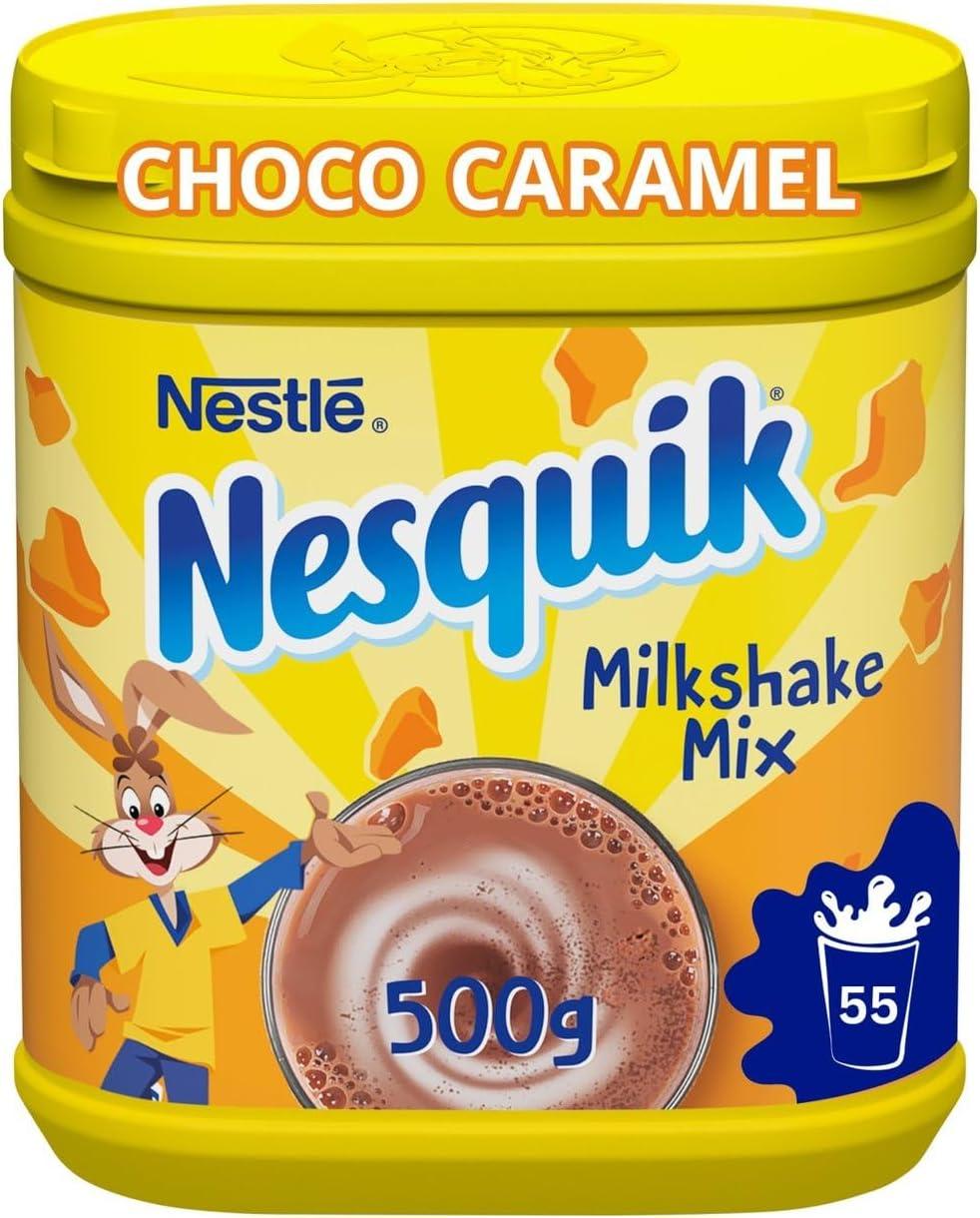 Milkshake Powder Bundle With Nesquik Choco Caramel Flavour Milkshake ...