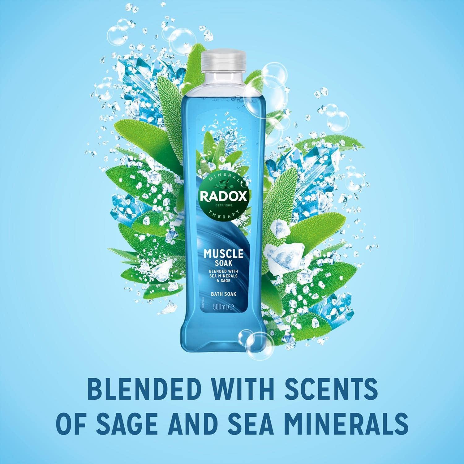 Radox Bath Muscle Soak 500ml x 2 - Relax and Relieve Tension with this ...