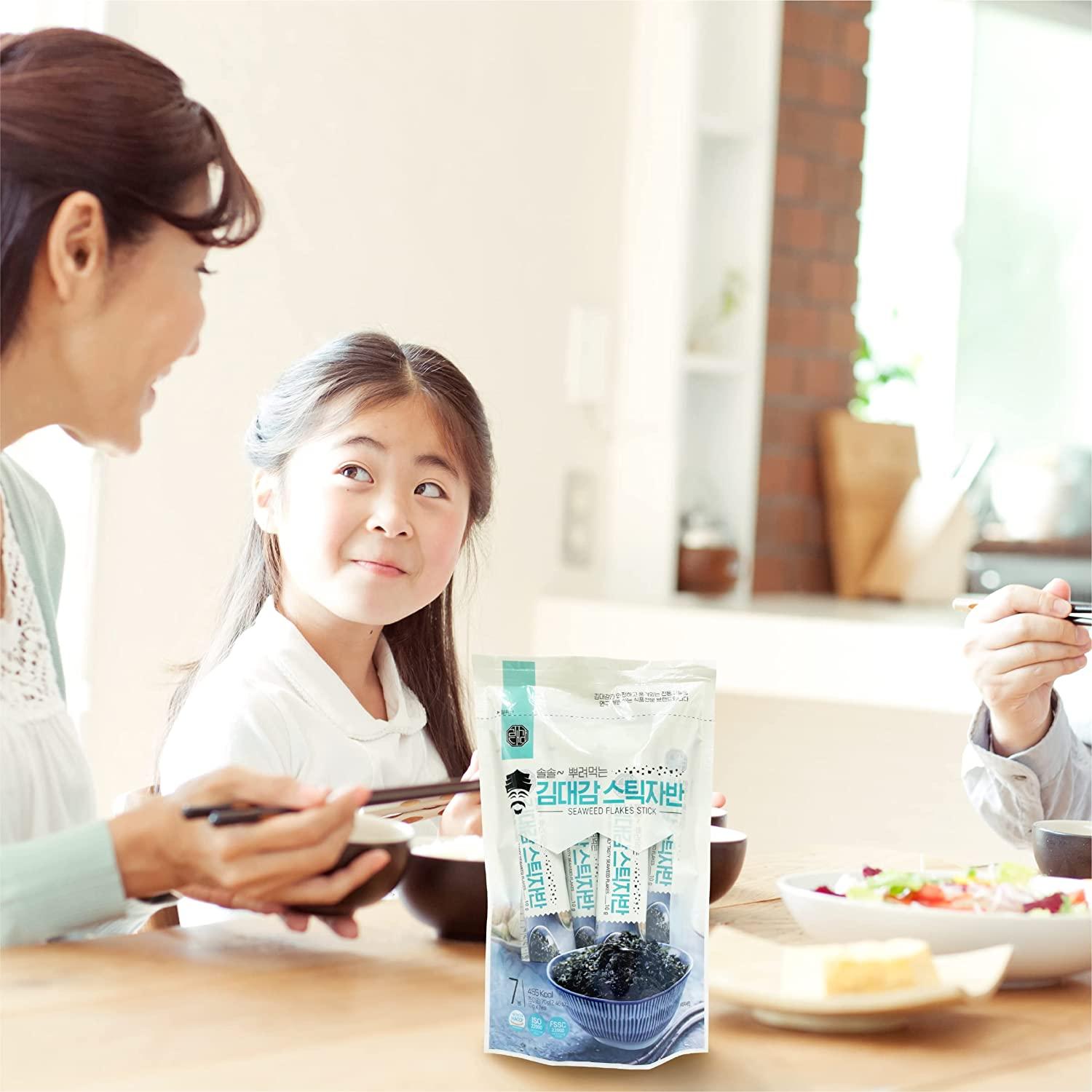 Roasted Seaweed Flakes 2 Pack - Easy Stick Type Laver Gim Snack - 0 ...