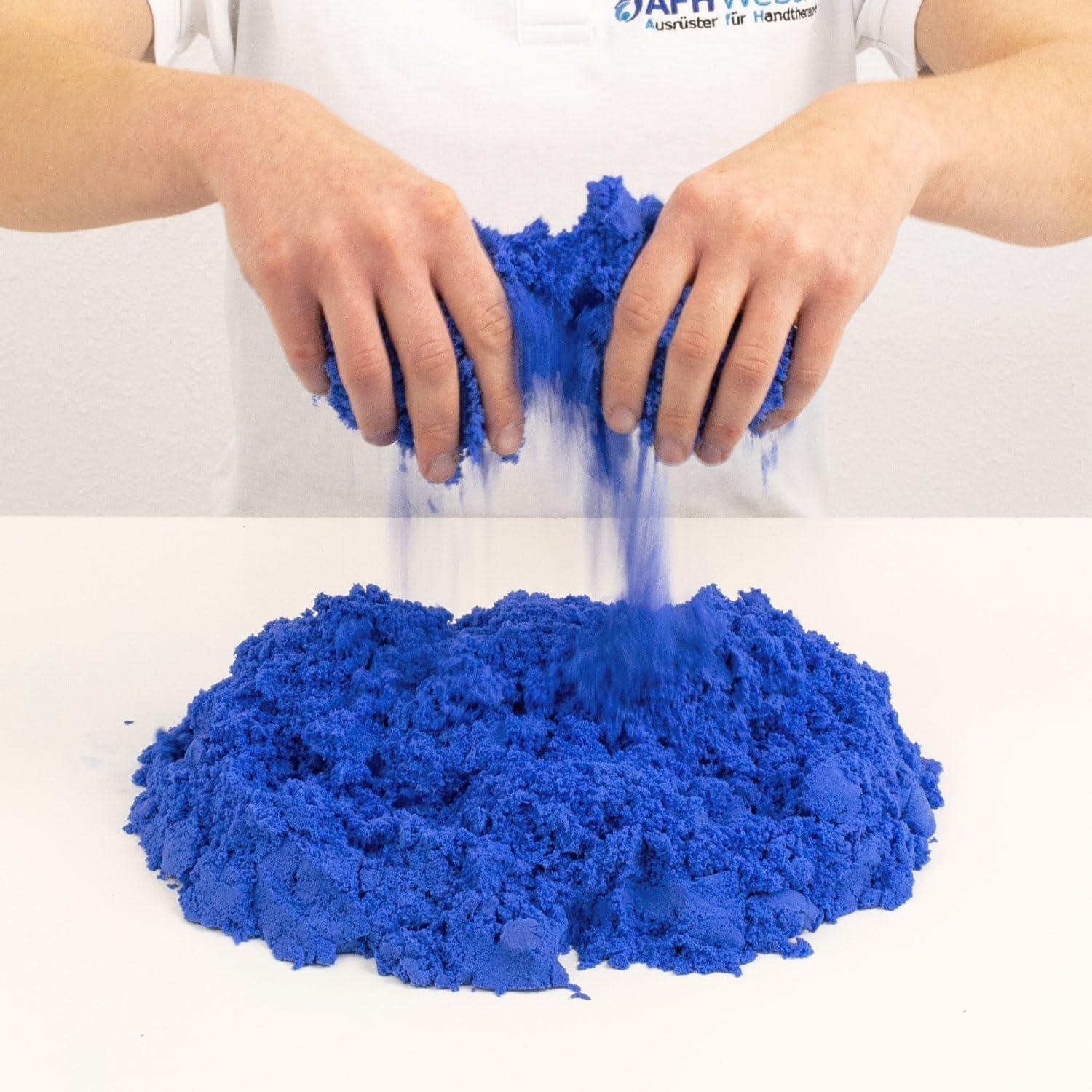 Buy AFH TheraPIE Sand Sensorik 454g | Blue Sensory Therapy Sand ...