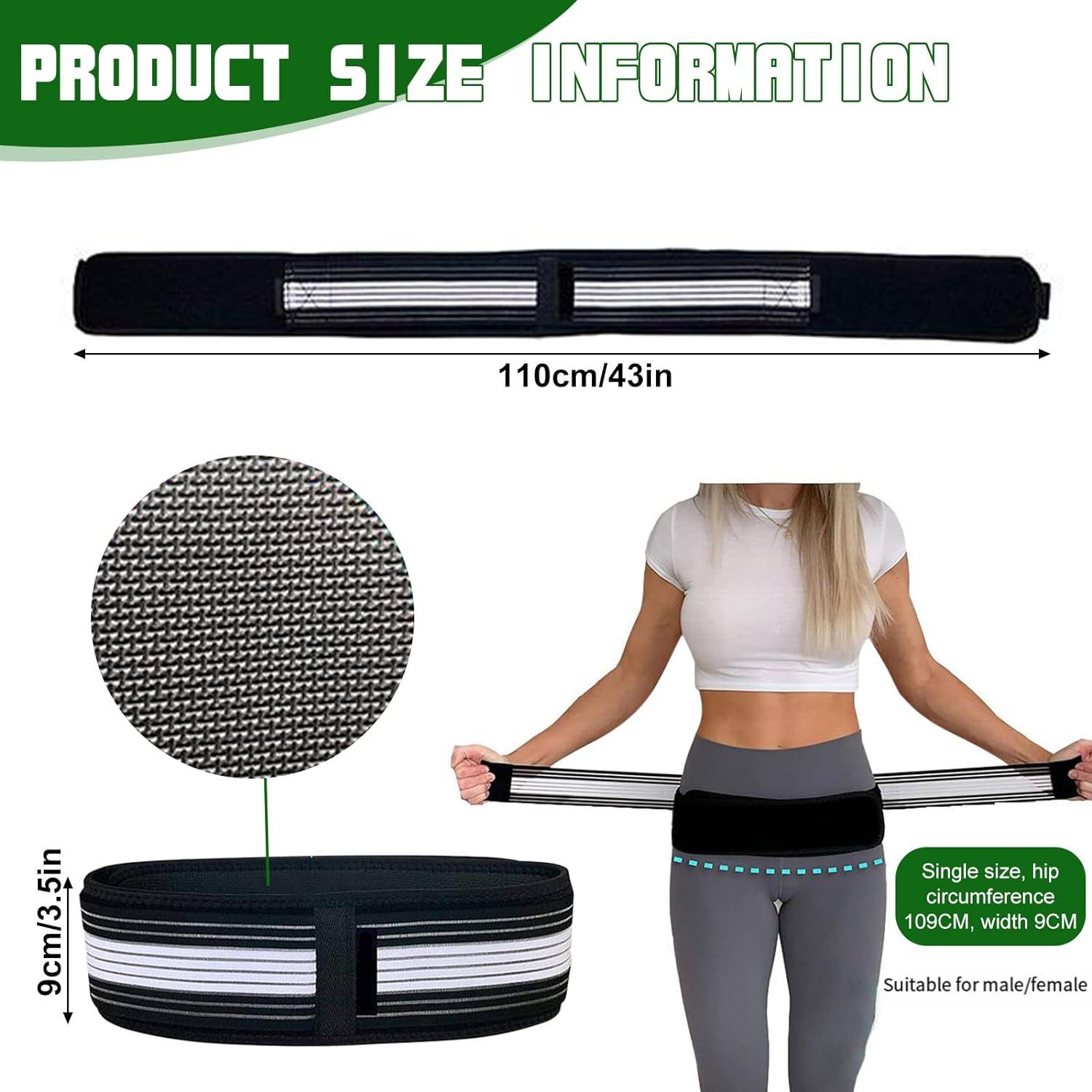 Lumbar Compression Back Support Belt for Women's and Men's Adjustable ...
