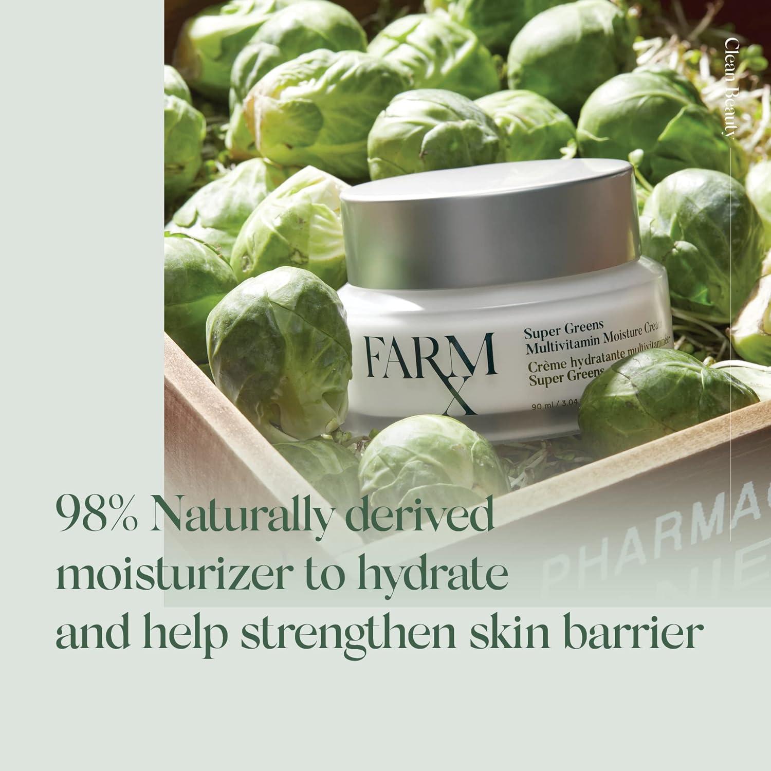 Farm Rx Skin Care Trial Kit and Super Greens Multivitamin Moisture ...