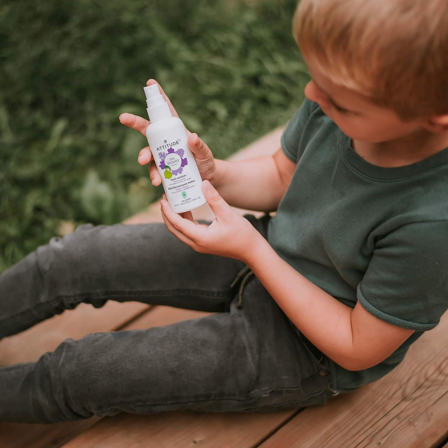 ATTITUDE Kids Hand Sanitizer Spray - Vegan Cruelty-Free Formula ...