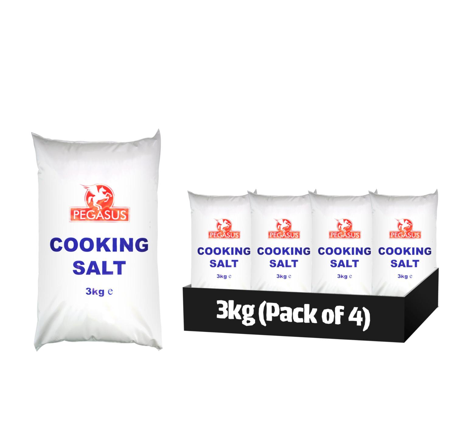 Pegasus Cooking Salt 3kg (Pack of 4) | Buy Now with Express ...