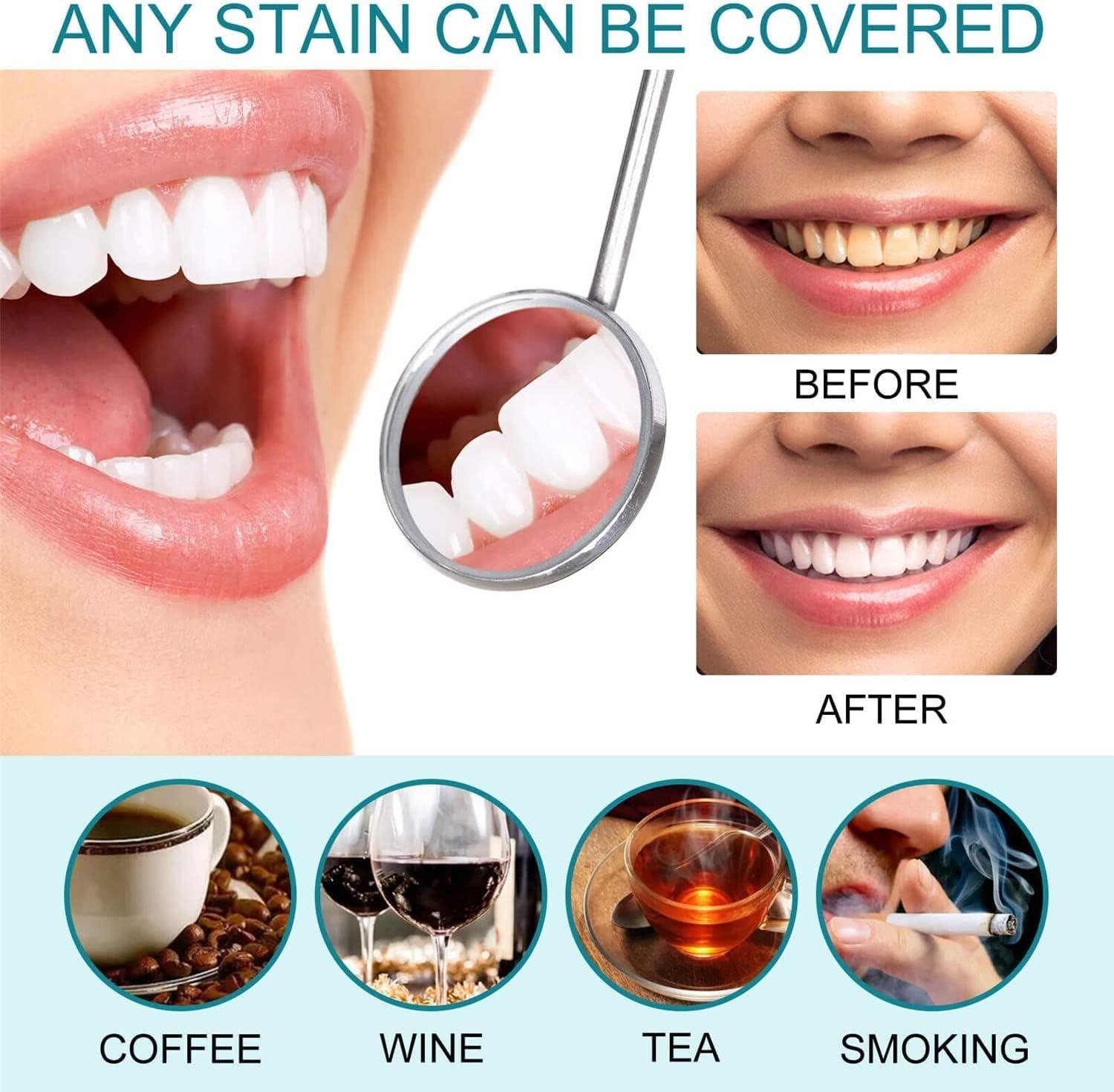 Instant Tooth Whitening Paint - Tooth Polish Uptight White (3pcs ...