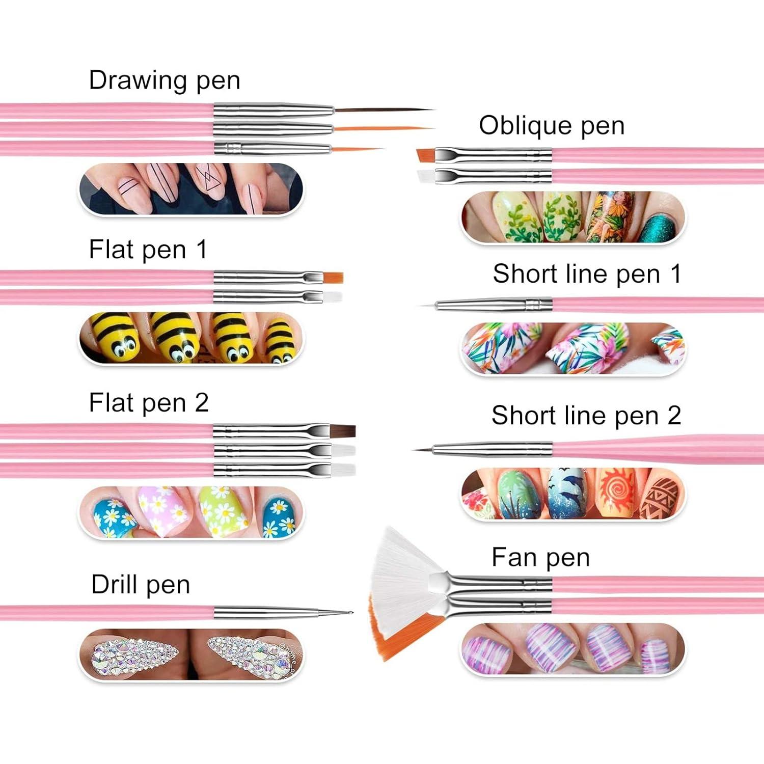 Buy Nail Art for Women - 3D Effect Multifunctional Puncture Set ...