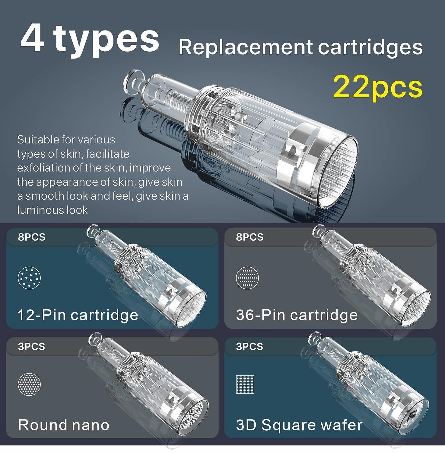 6-Speed LED Micro Needling Dermapen Machine with 7 Color Light Plasma ...