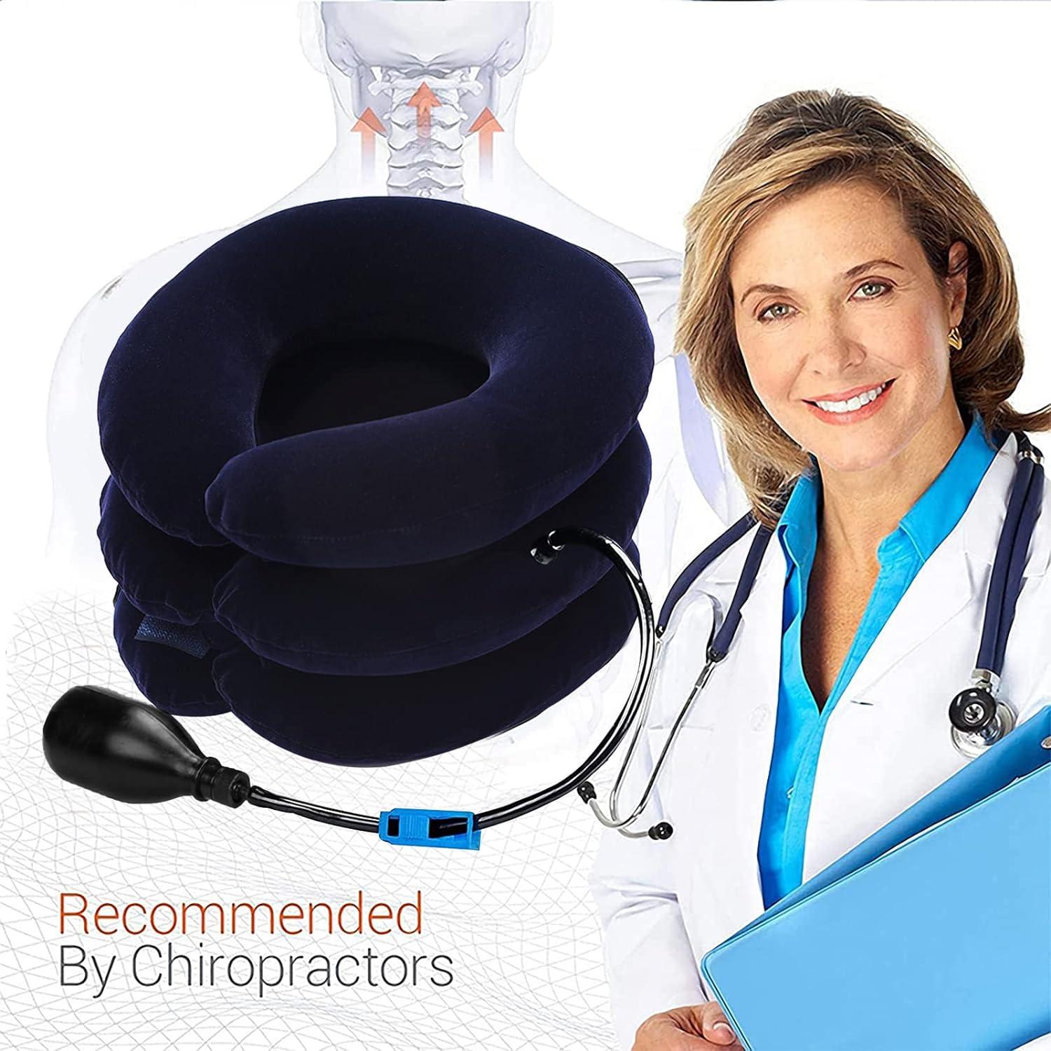 Adjustable Neck Massage Device & Cervical Traction | Neck Pull ...