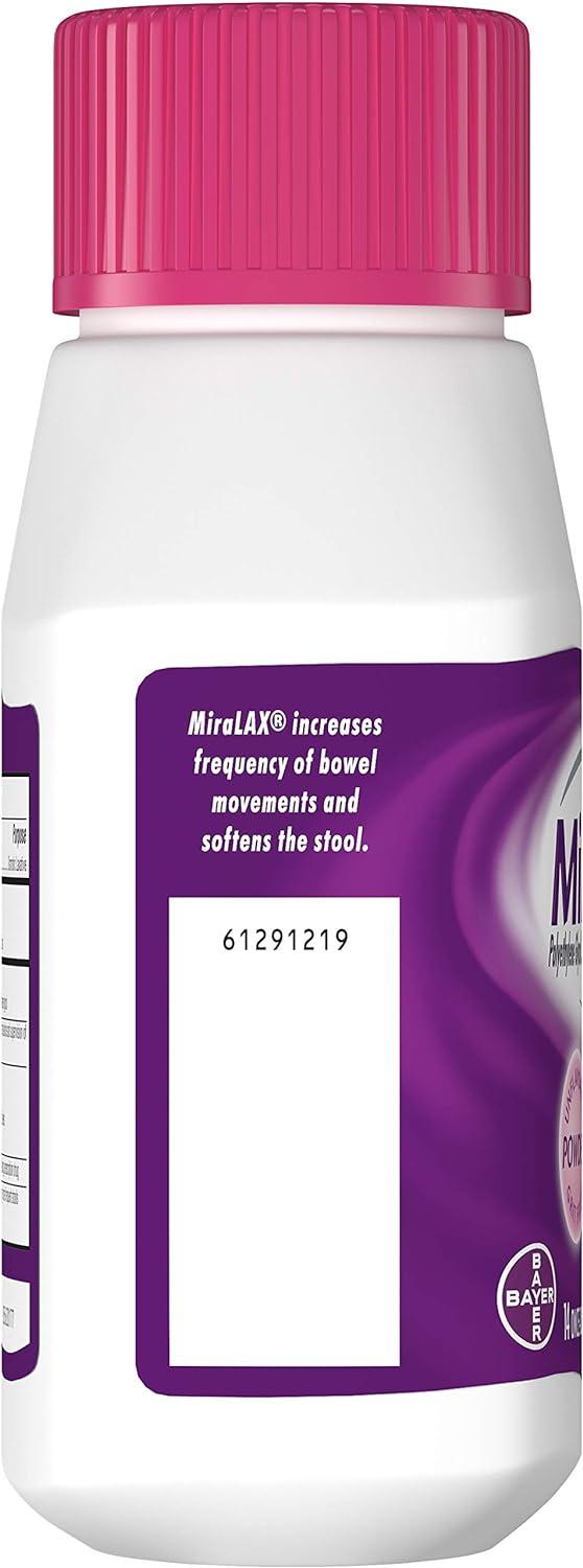 MiraLAX Laxative Powder 8.3 oz for Gentle Constipation Relief | Buy Now ...