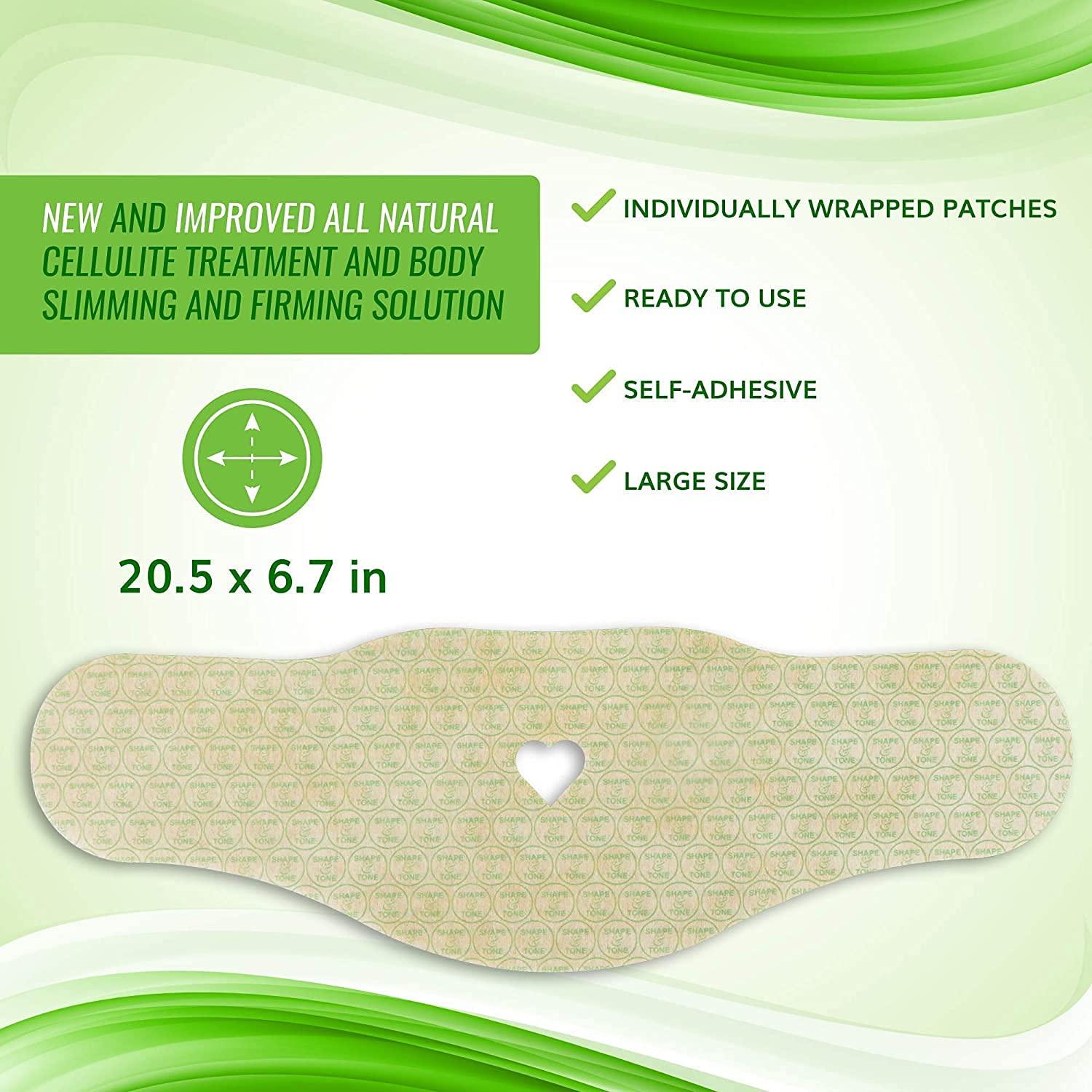 Natural Anti-Cellulite Body Wrap: Firming & Shaping Contouring Patch ...