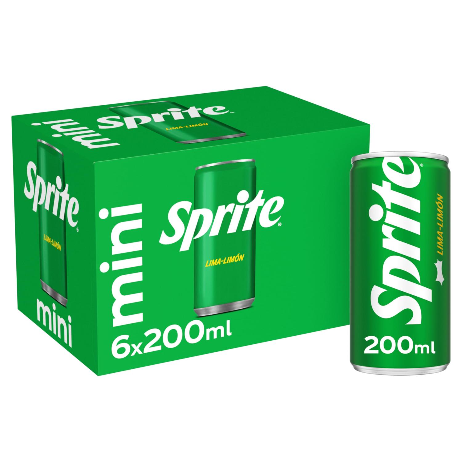 Sprite Lime Low Sugar & Calorie 6-Pack of 200ml Mini Cans | Buy Now ...