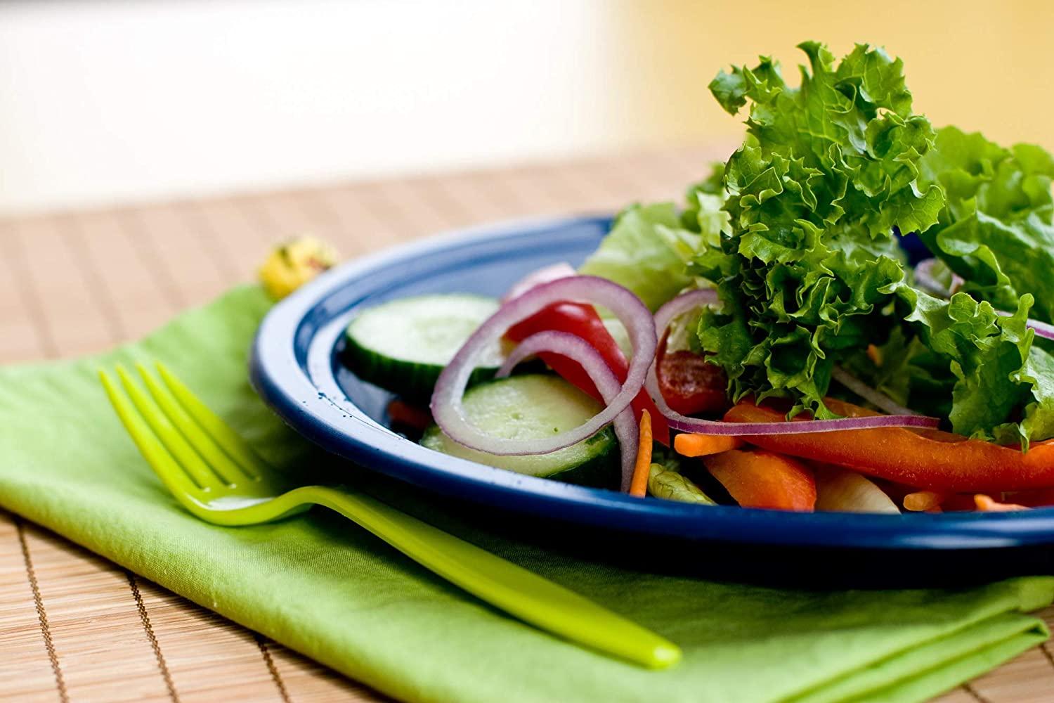 Preserve On the Go Large Plates Set of 8 - Midnight Blue | Durable ...