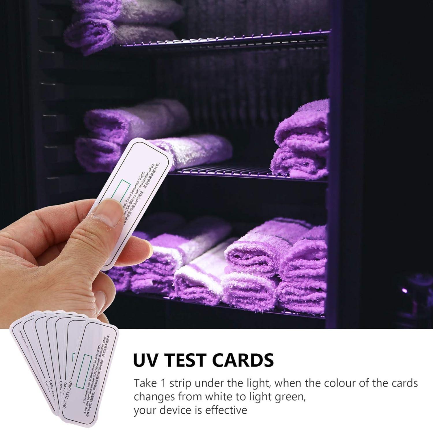 TEHAUX UV Discoloration Detection Cards - 20Pcs | Test Strips for UVA ...