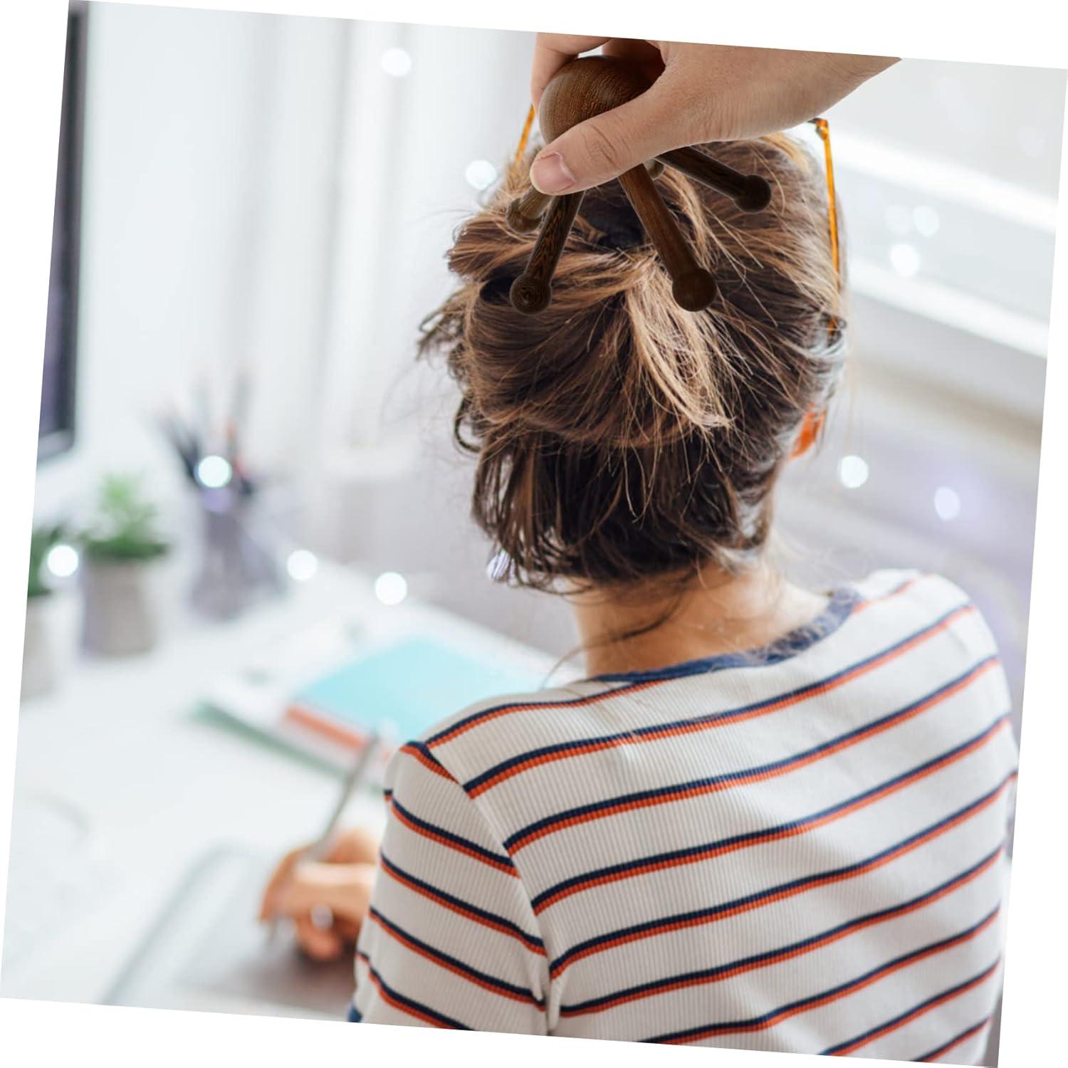 Minkissy 4-Piece Octopus Scratcher Massage Device | Handheld Scalp ...