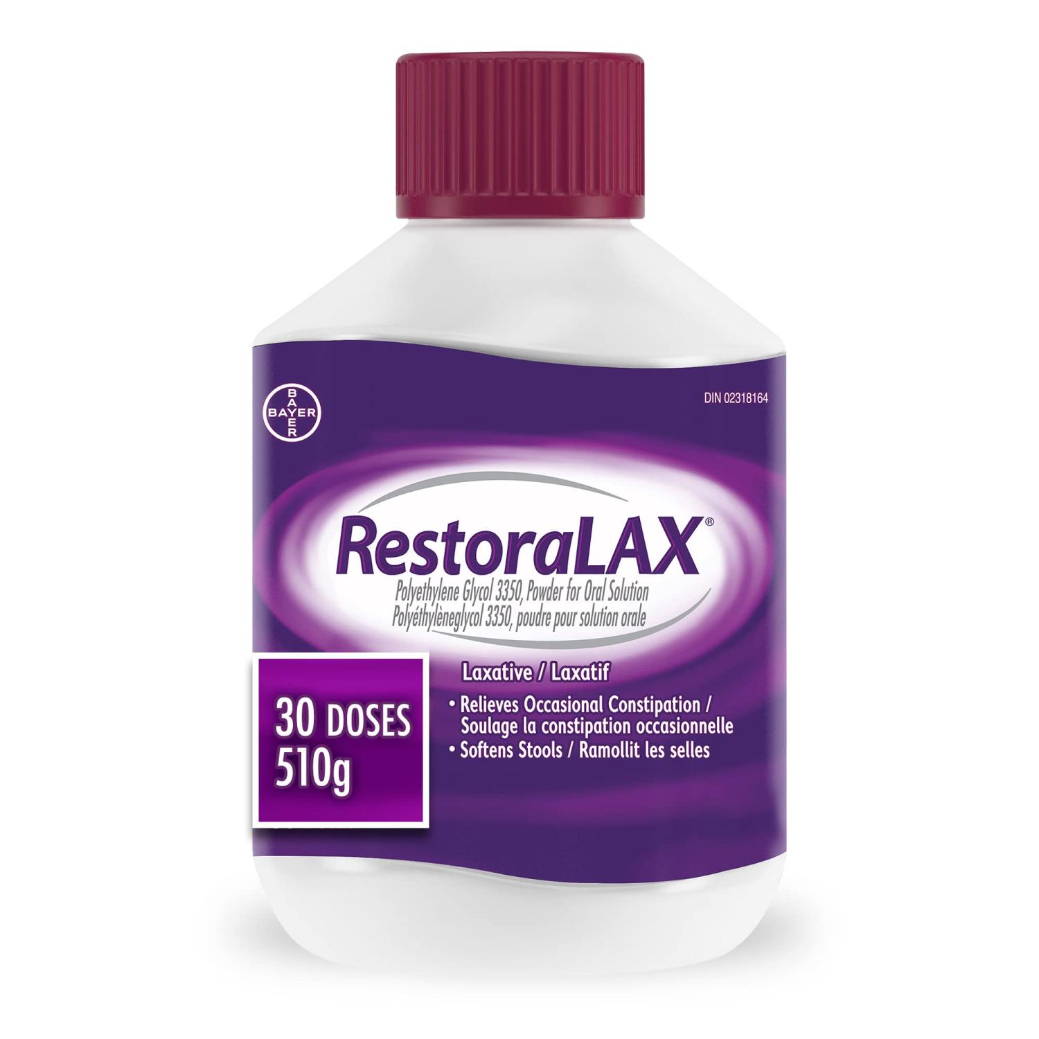 Restoralax 30 Doses - Fast-Acting Constipation Relief