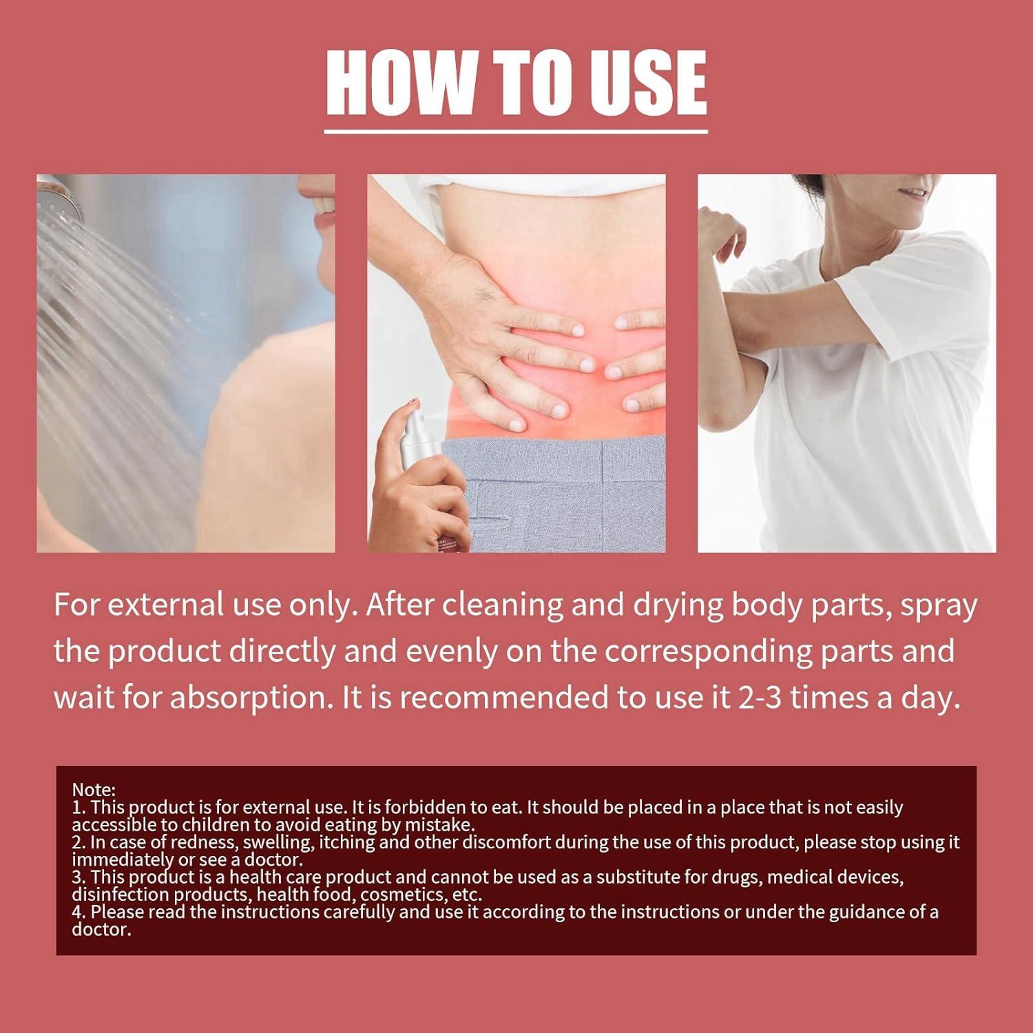 Lumbar Spine Relief Cold Spray Back Pain Relief Spray Sciatica Pain ...