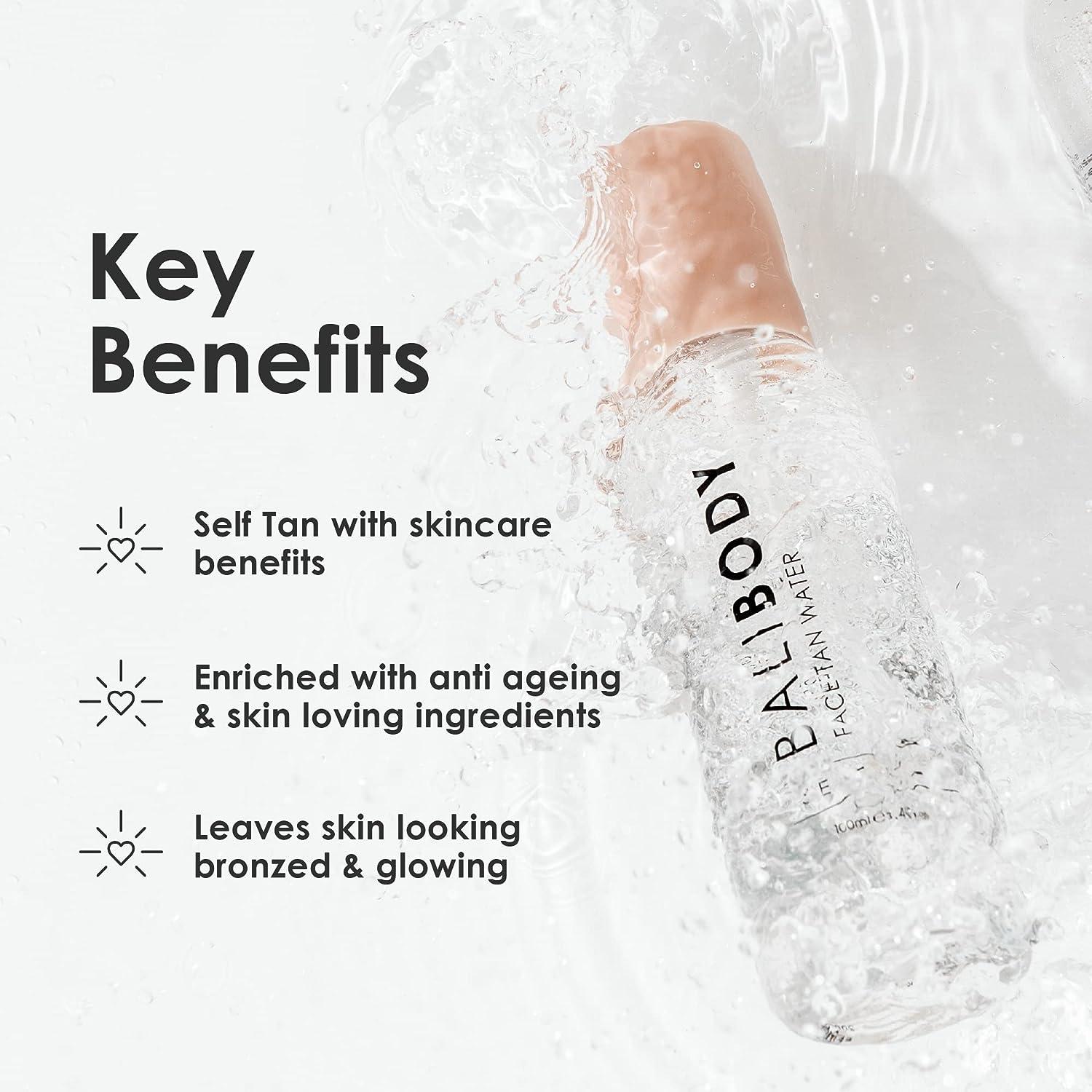 BALI BODY Face Tan Water - Anti-Ageing Skincare with Self Tan | 100ml/3 ...