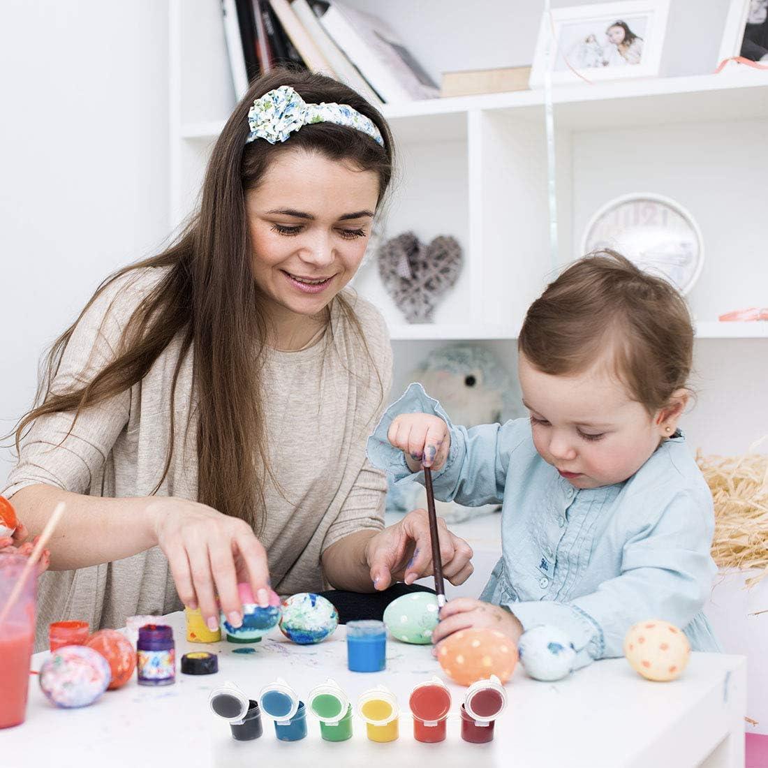 36 Empty Paint Pots with Lids 5 ml/0.17 OZ Clear Empty Storage Paint ...