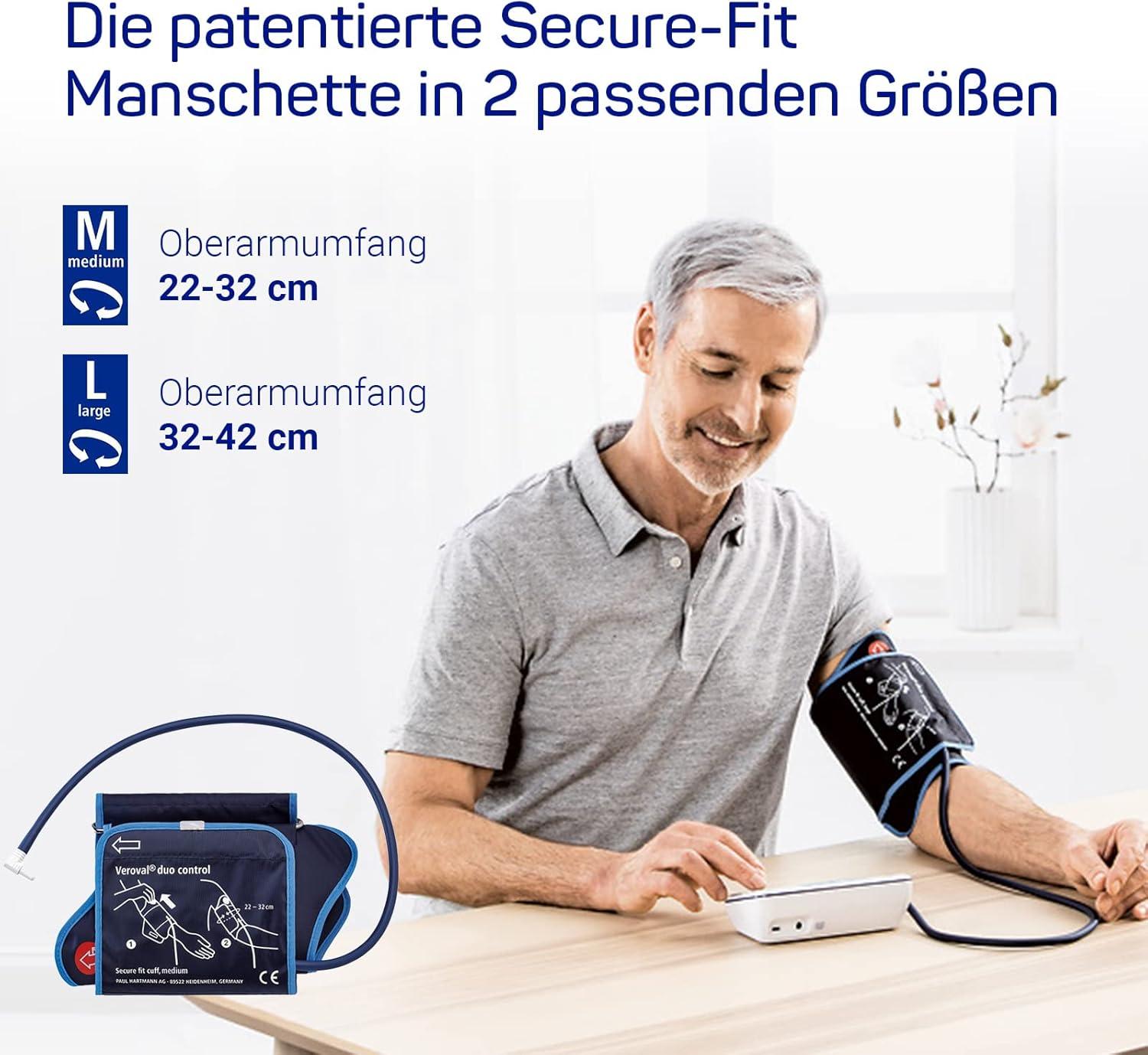 Veroval Duo Control Blood Pressure Monitor - Upper Arm Cardiac ...