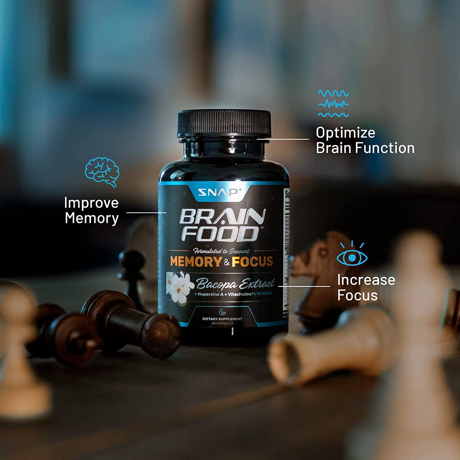 Nootropics Brain Booster Supplement for Memory and Focus | Improve ...