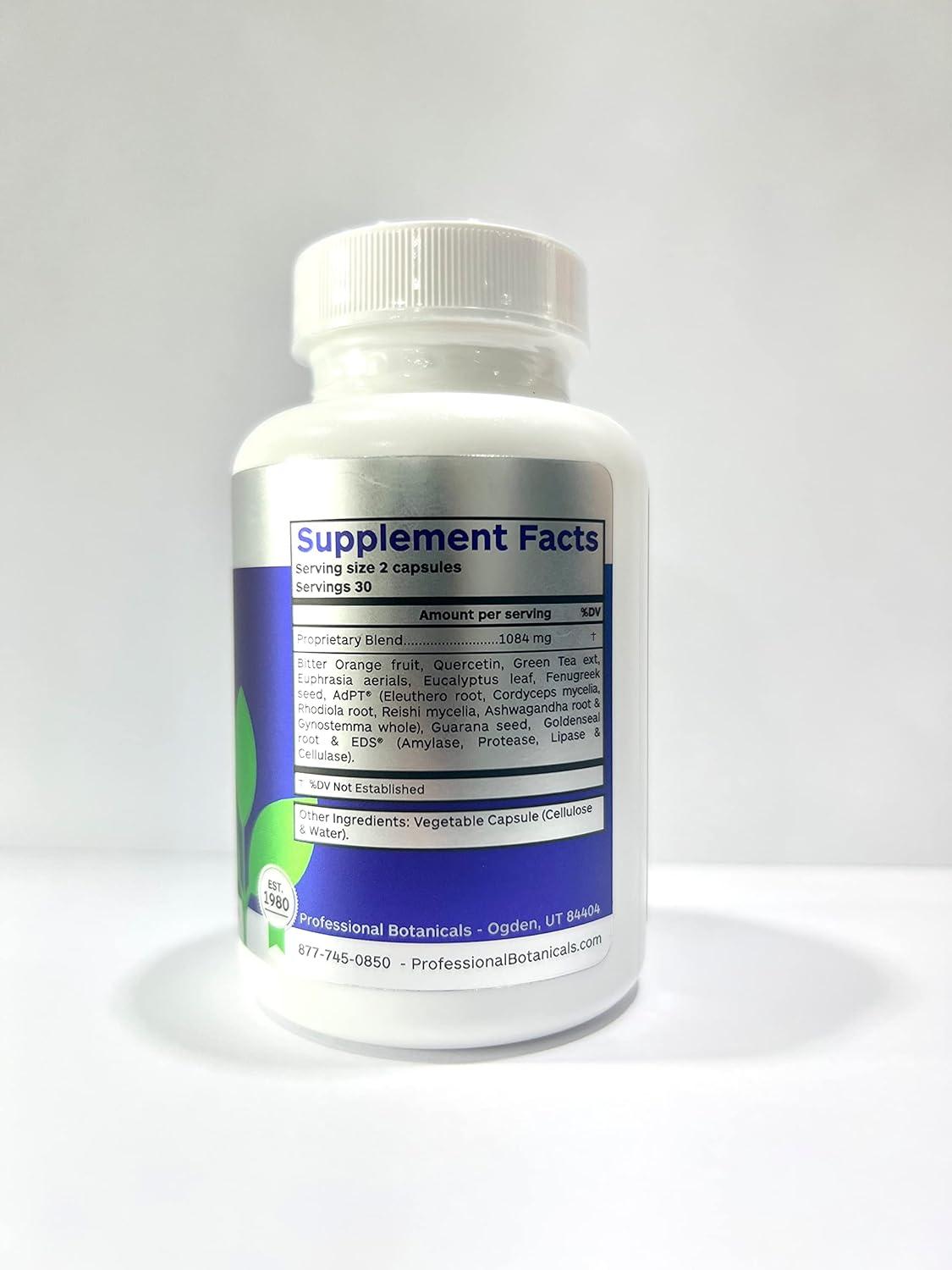 Sinus Relief Supplement - Natural Herbal Allergy Relief - 60 Vegetarian ...