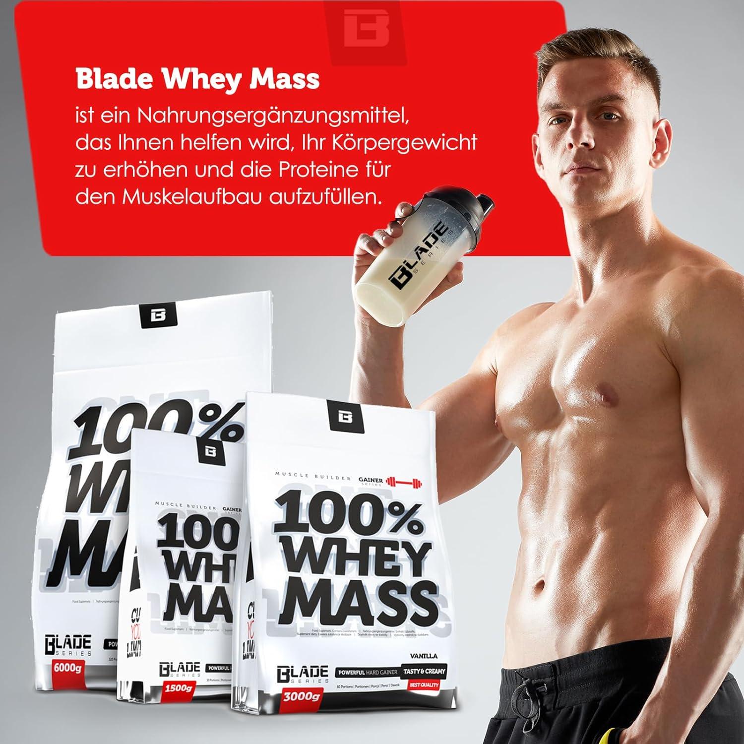 Blade Series 100% Whey Mass - Instant Dietary Support Drink for ...