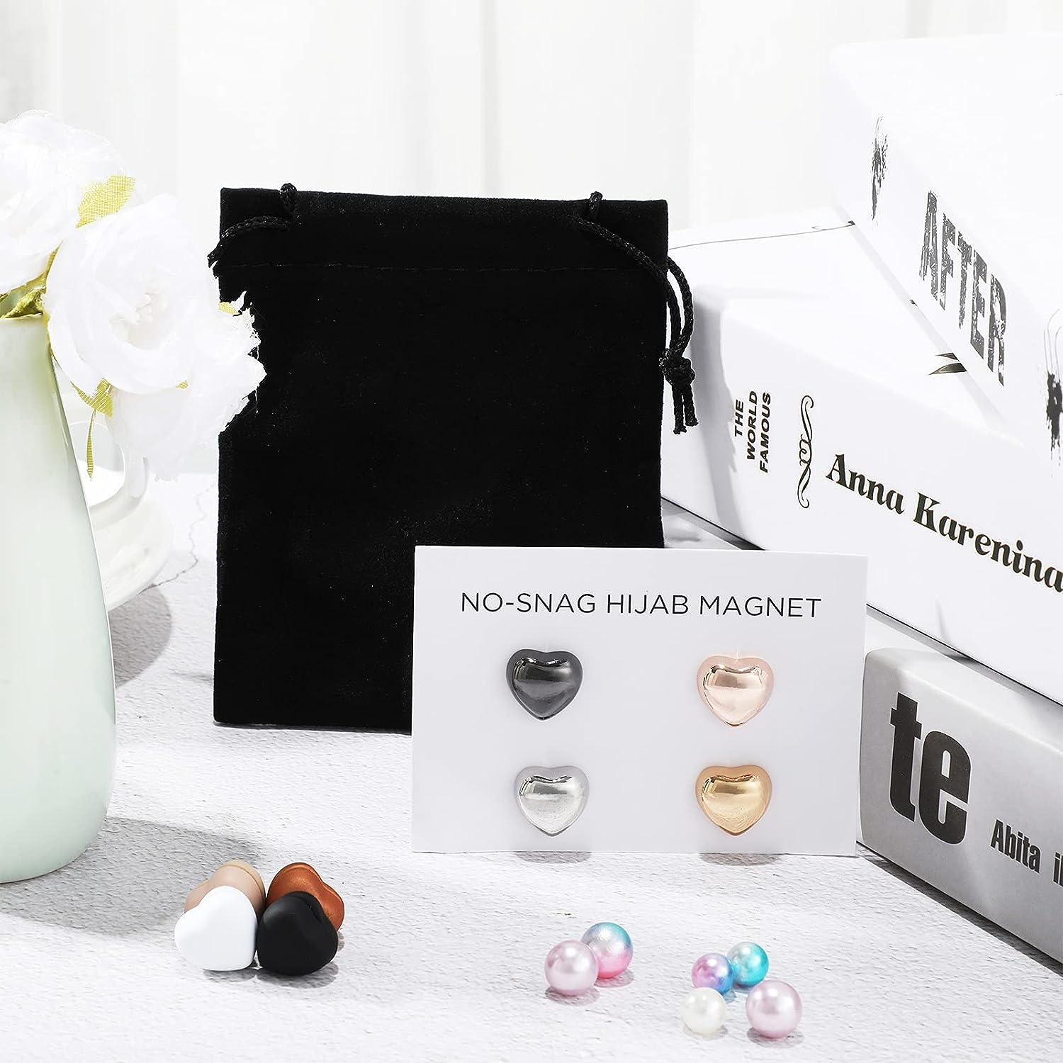 8-Piece Hijab Magnetic Pins - Strongest Commercial Strength Buttons for ...