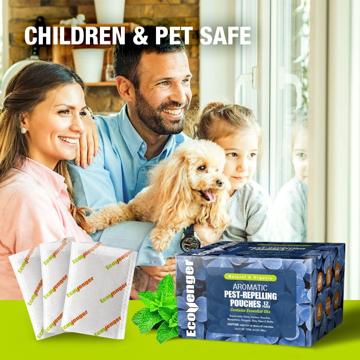 EcoVenger Natural Repellent Sachet 12-Pack - All-Natural Ingredients ...