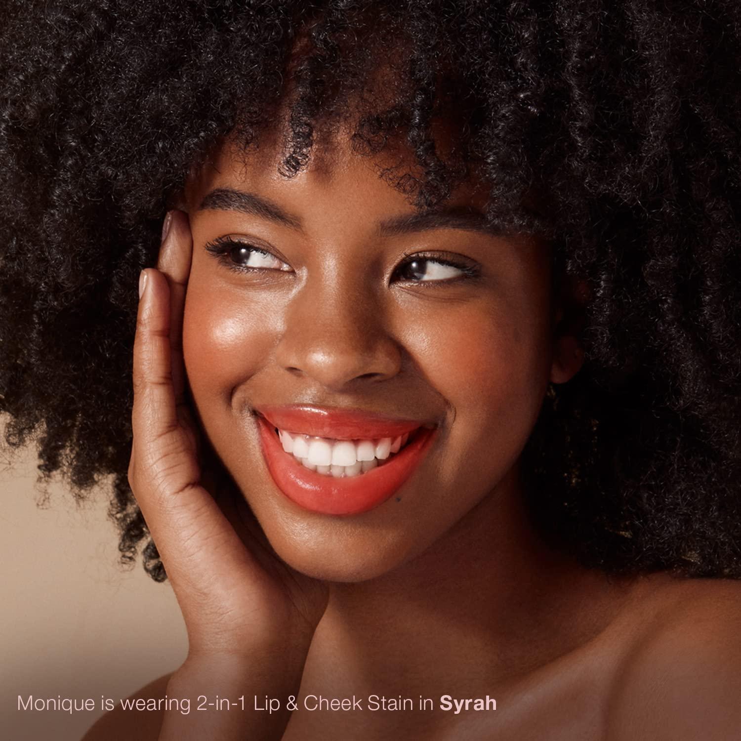 Mineral Fusion Syrah 2-in-1 Lip & Cheek Stain - Bright Red, Long ...