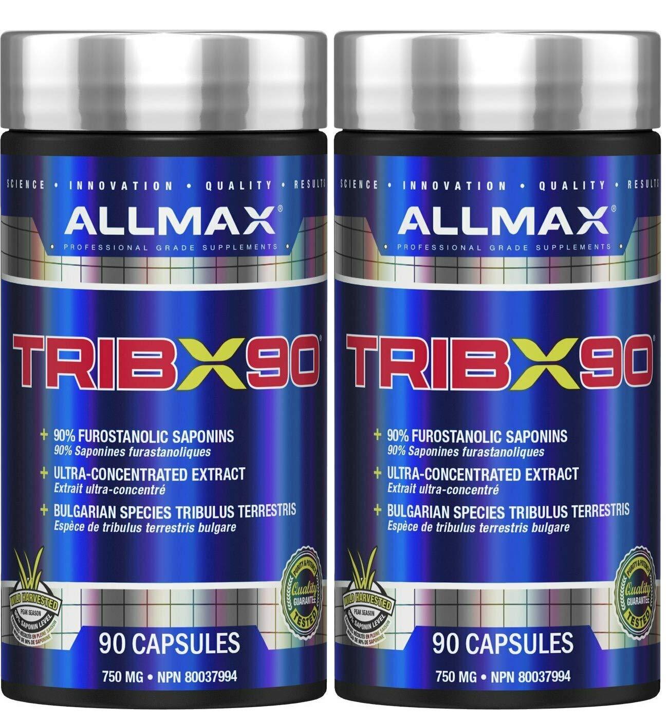 ALLMAX Nutrition TribX90 - 750mg Bulgarian Tribulus, 90% Furostanolic ...