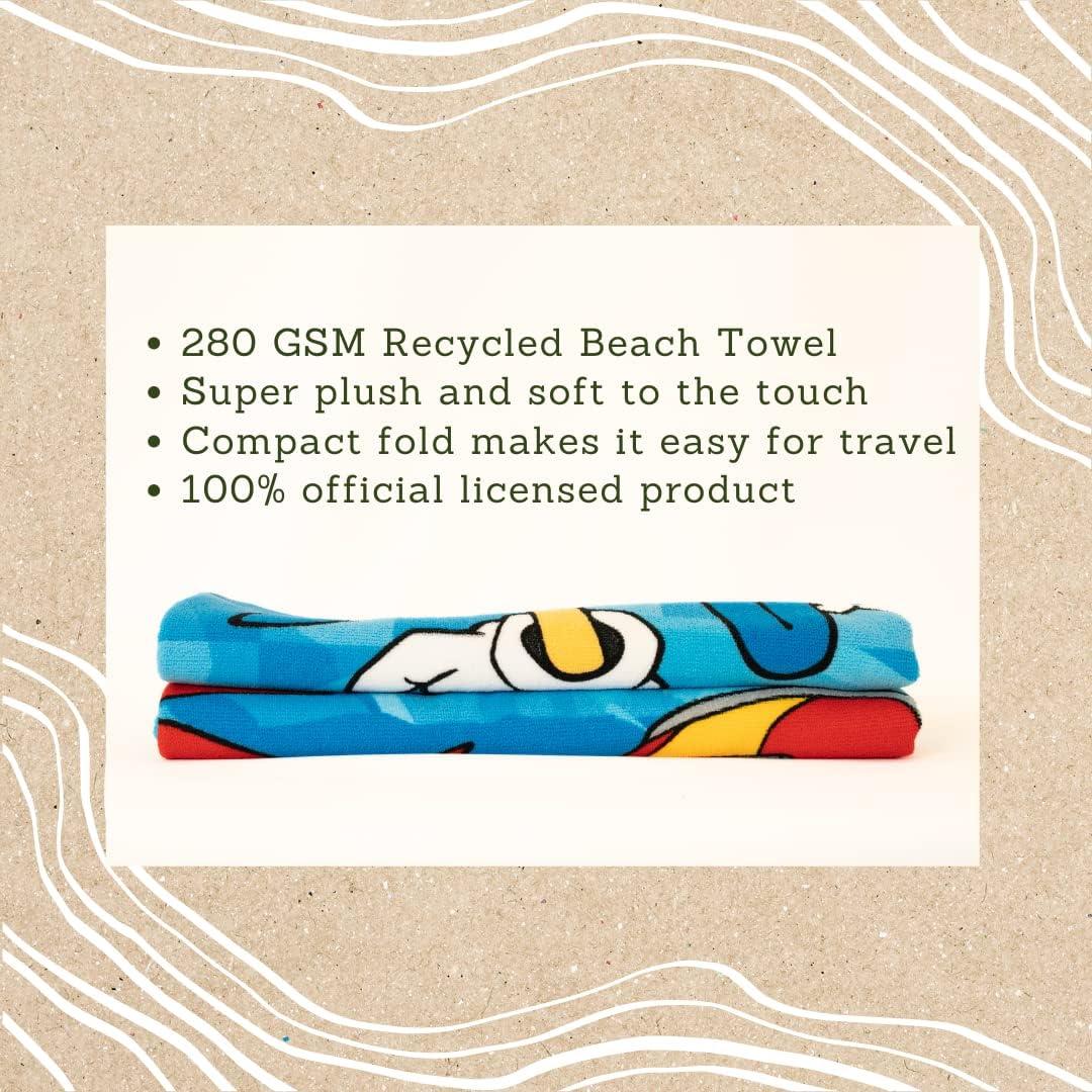 Sonic The Hedgehog Anime Super Soft Lightweight Recycled Towel - 58x28 ...