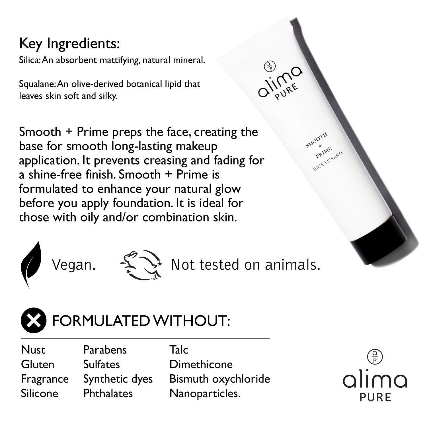 Alima Pure Smooth + Prime Makeup Primer - Squalane and Silica Infused ...