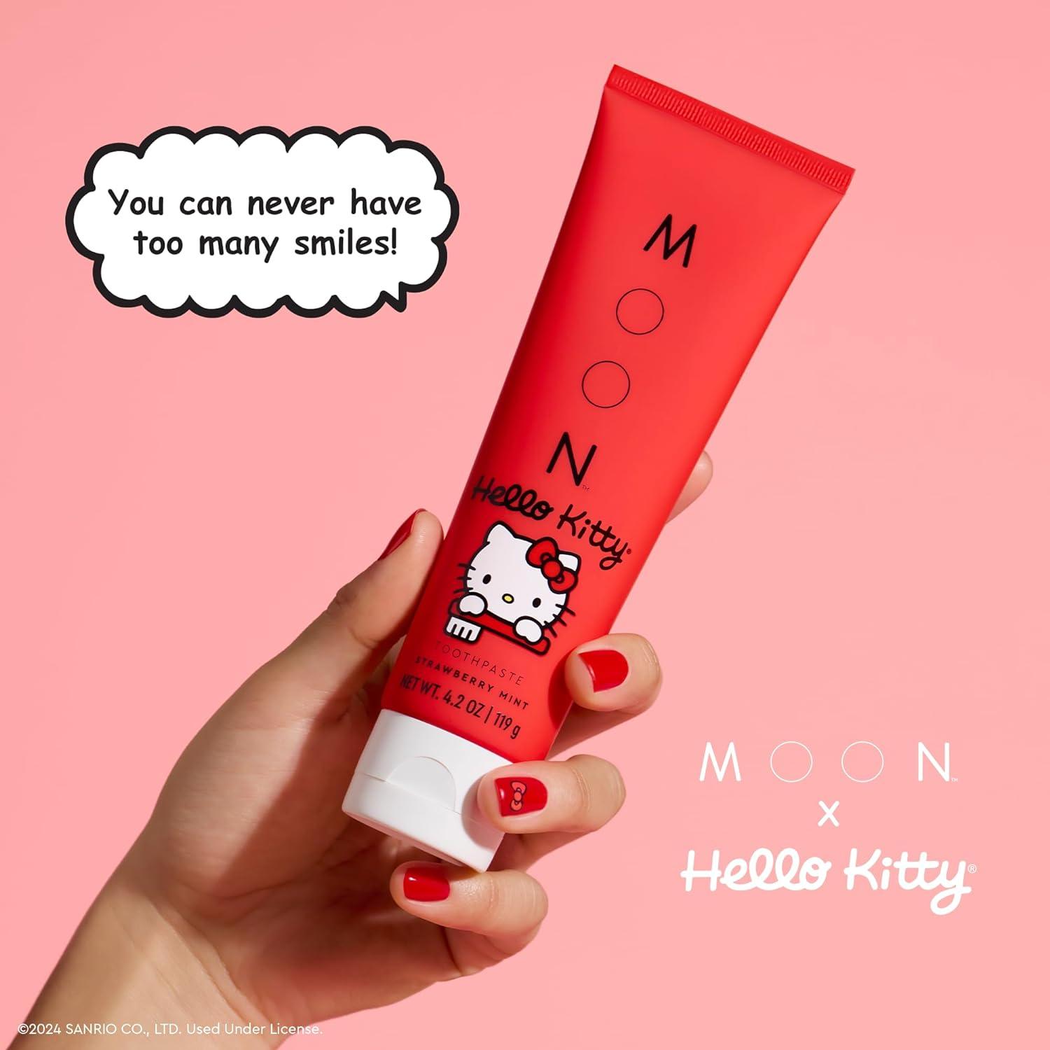 Buy MOON x Hello Kitty Pink Toothpaste - Vegan Fluoride-Free Strawberry ...