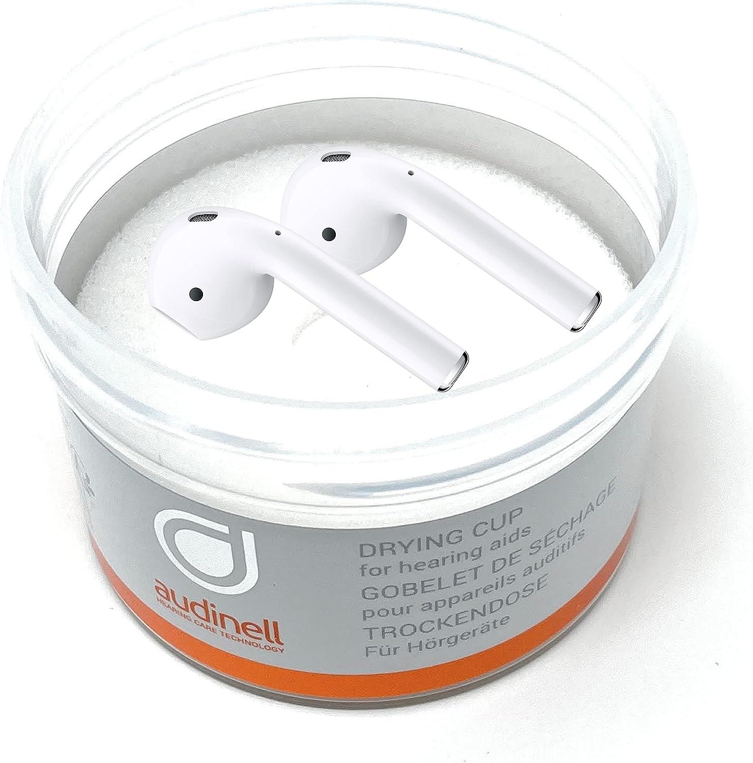 Audinell Hearing Aid Dryer Cup with Desiccant | Dehumidifier Kit for ...